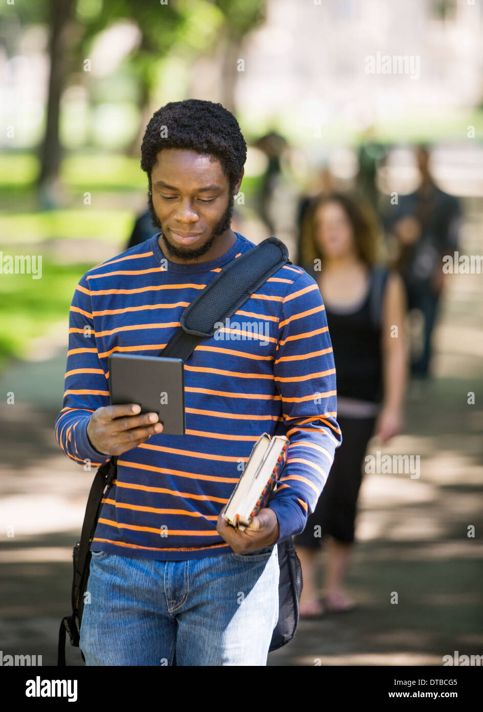 Handsome college student on campus hi-res stock photography and images ...