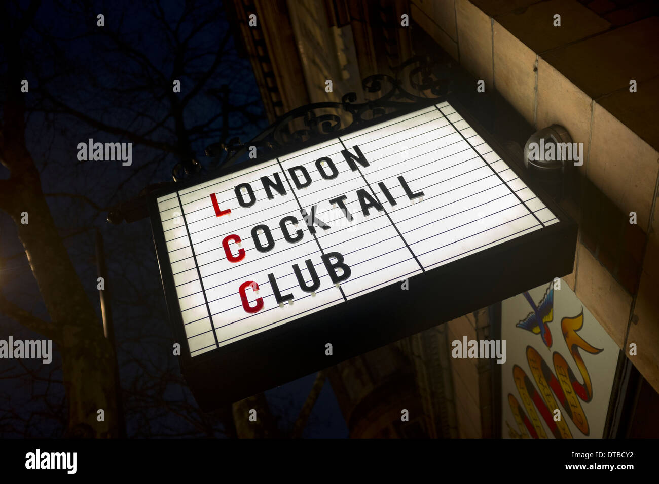 London Cocktail Club Stock Photo - Alamy