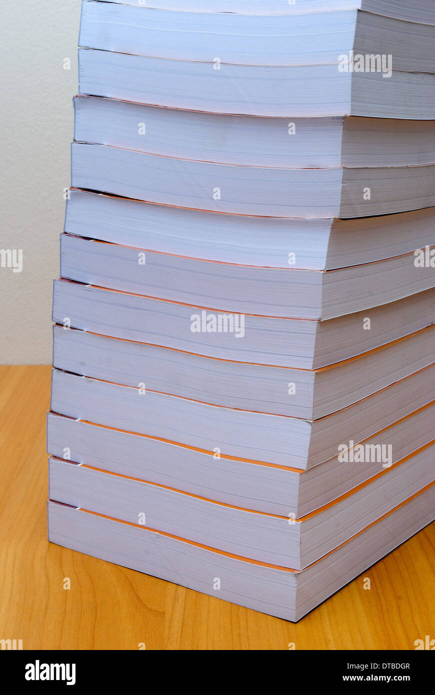 Tall stack of papers hi-res stock photography and images - Alamy