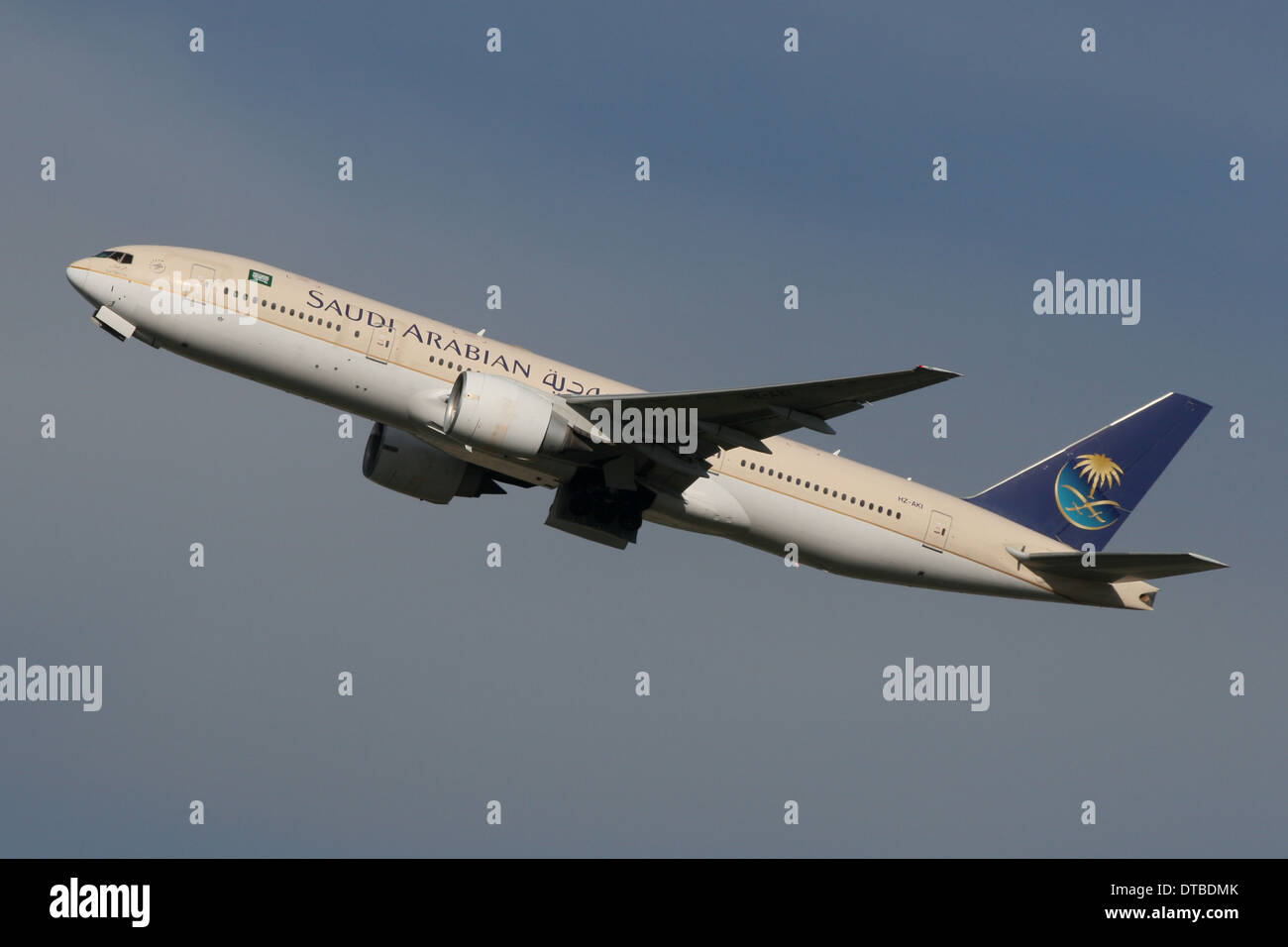 SAUDI BOEING 777 Stock Photo - Alamy