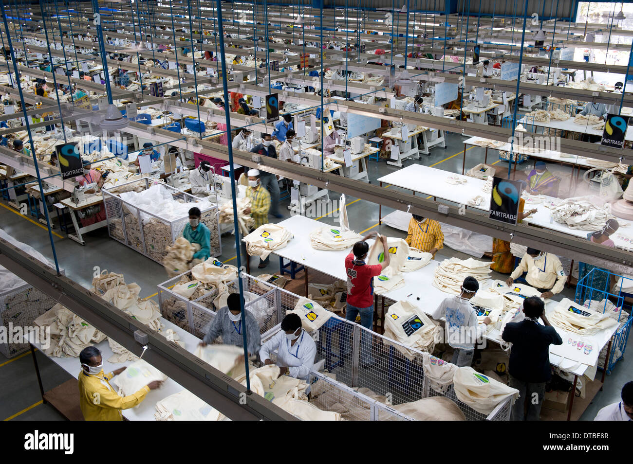 INDIA Miraj , textile factory Esteam produce fair trade cotton bags for ...