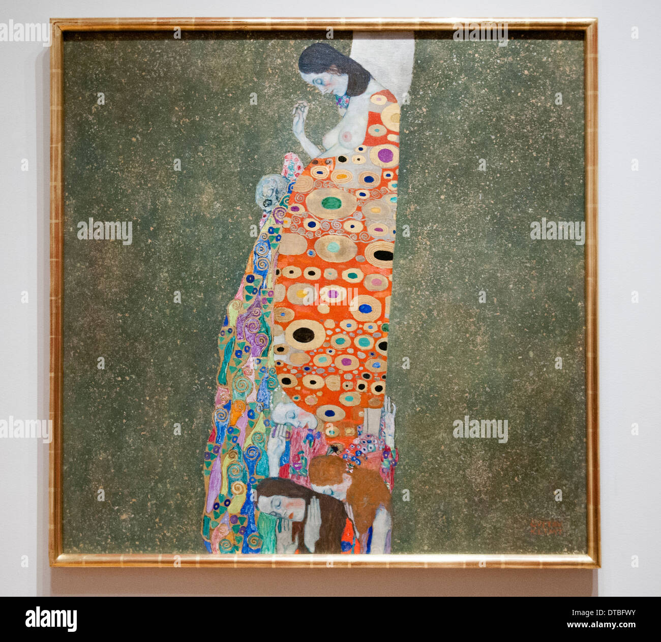 Hope II by Gustav Klimt at the Museum of Modern Art, New York City USA ...