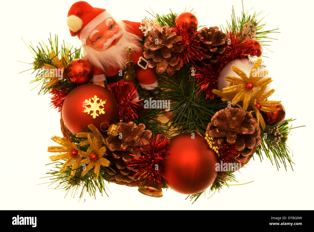 christmas things isolated on white Stock Photo - Alamy