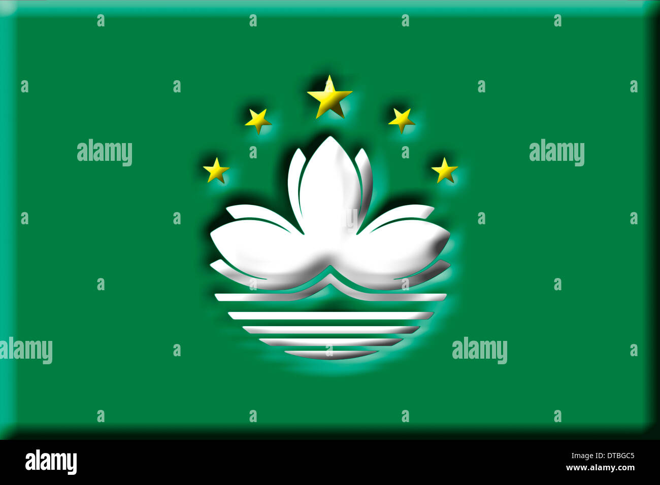 Macau / Macao - national flag Stock Photo - Alamy