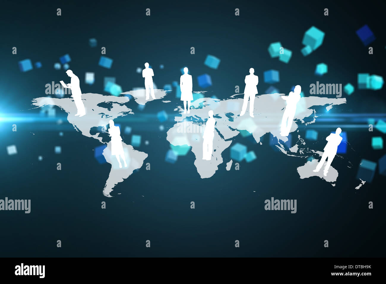 Composite image of international community Stock Photo - Alamy
