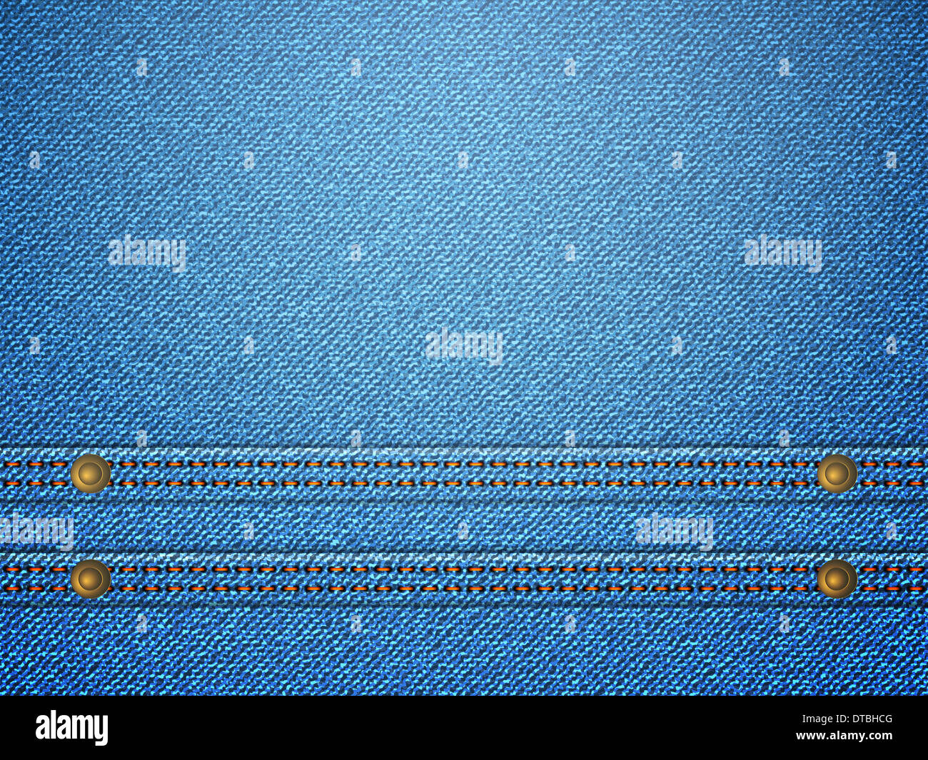 Blue denim background with stitch. Vector illustration Stock Photo - Alamy