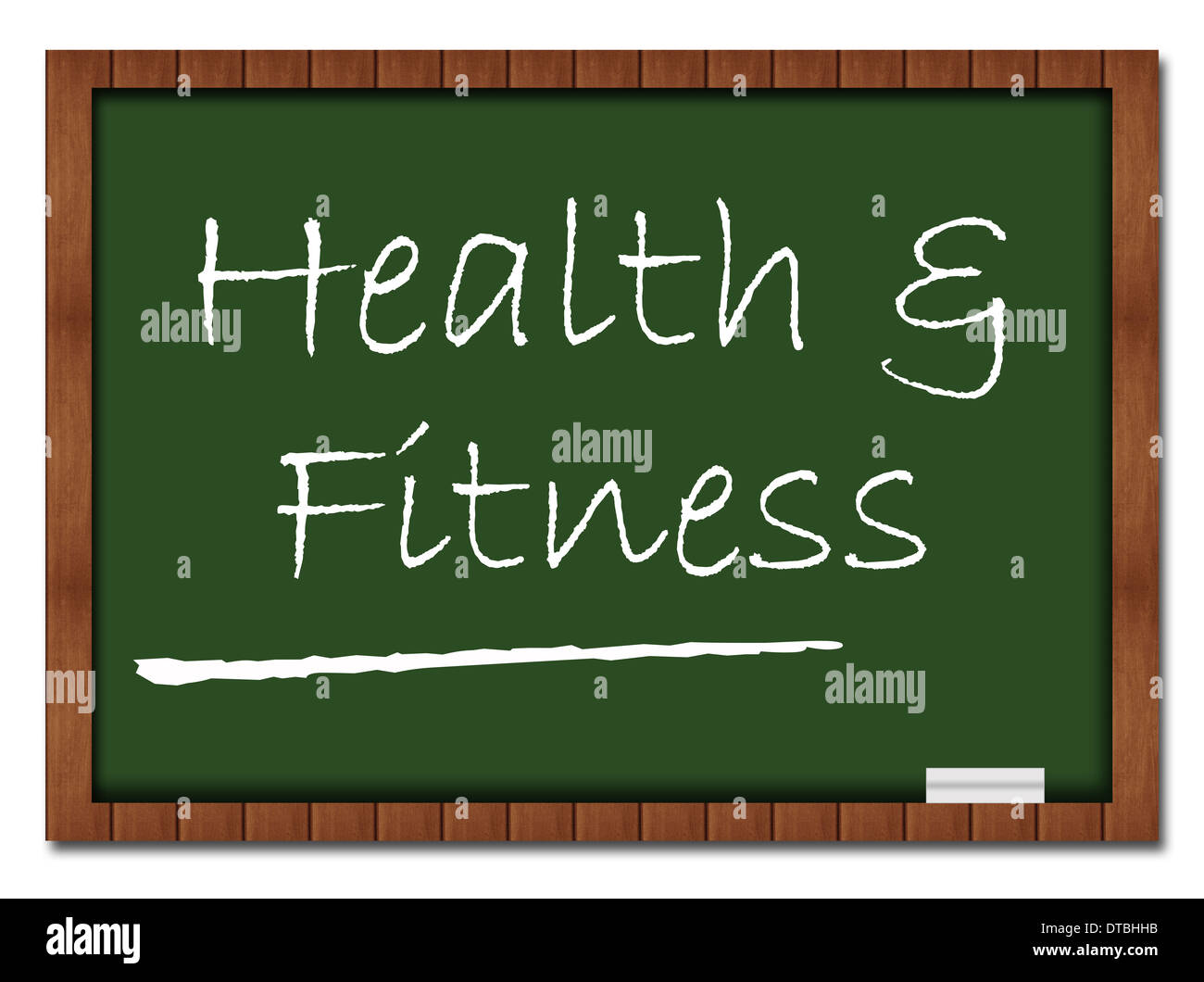 Health and Fitness Classroom Board Stock Photo - Alamy