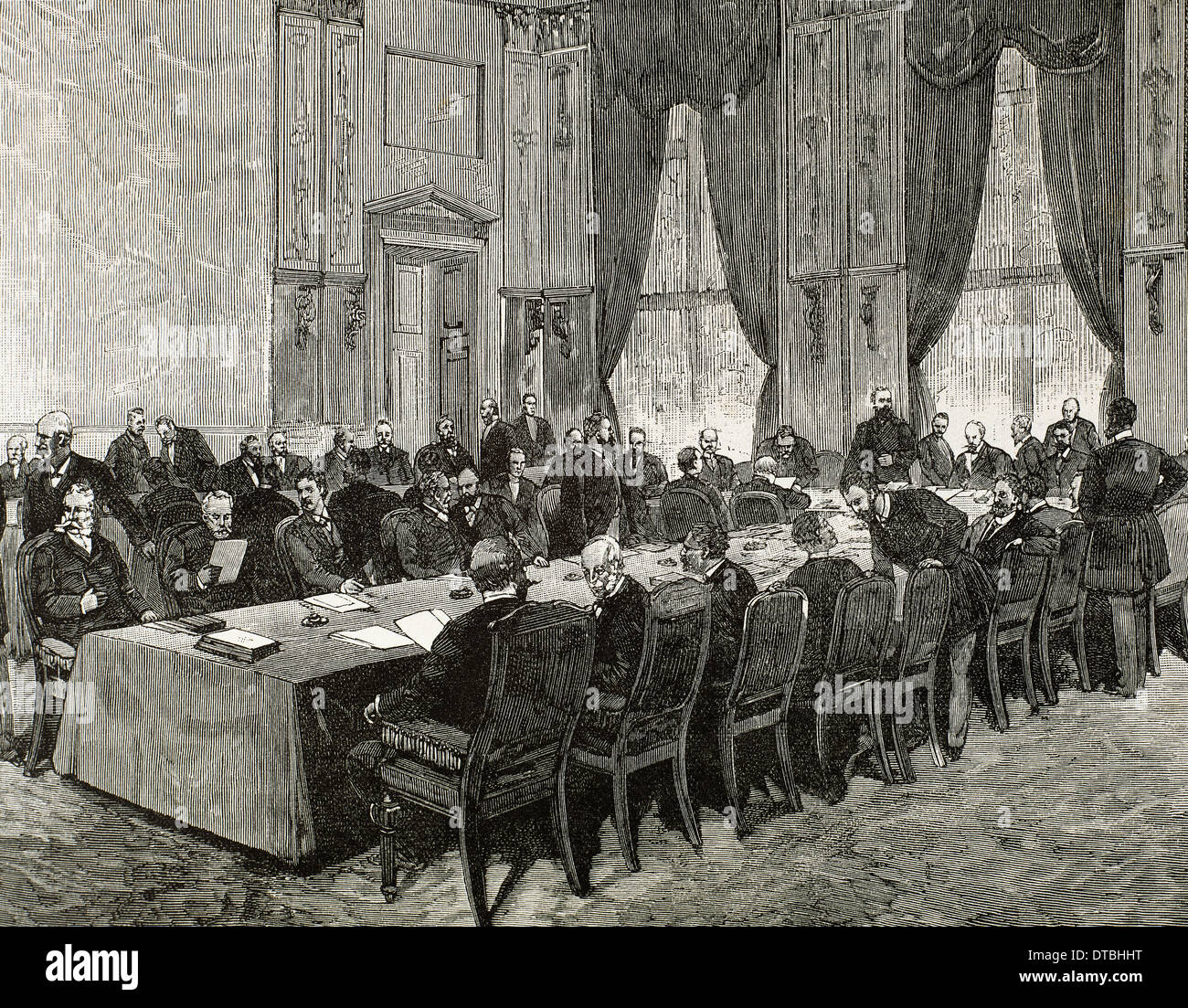 Berlin conference bismarck hi-res stock photography and images - Alamy