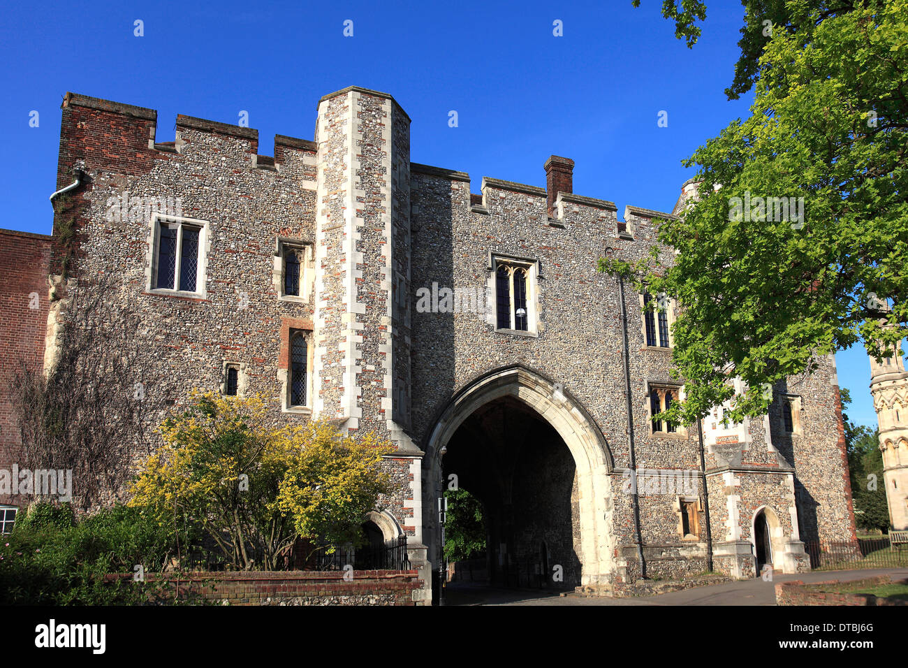 The Abbey Gatehouse, St Albans Cathedral, St Albans City, Hertfordshire ...