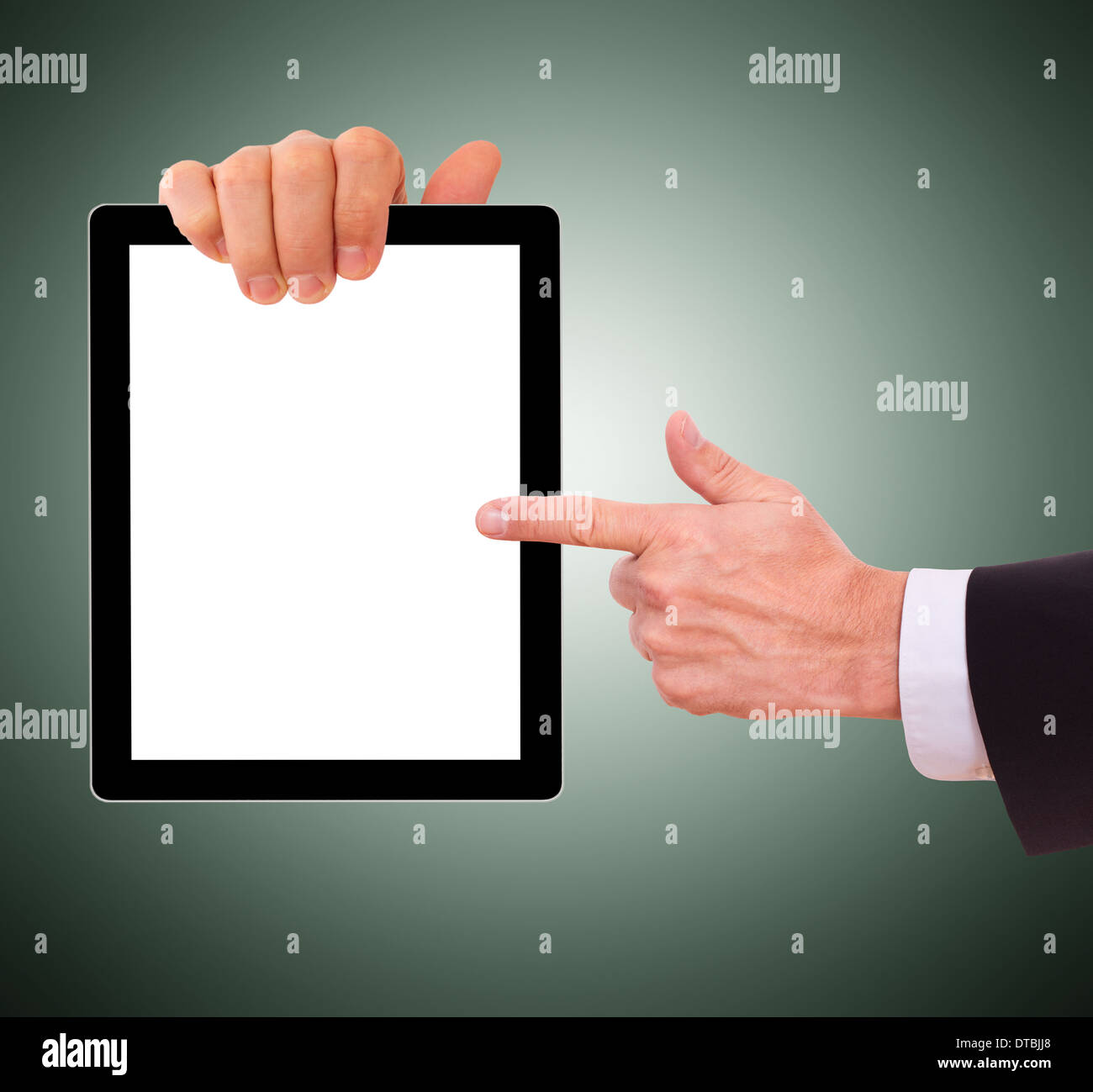 Men hand to hold coupon, business card , credit card, blank paper or ...