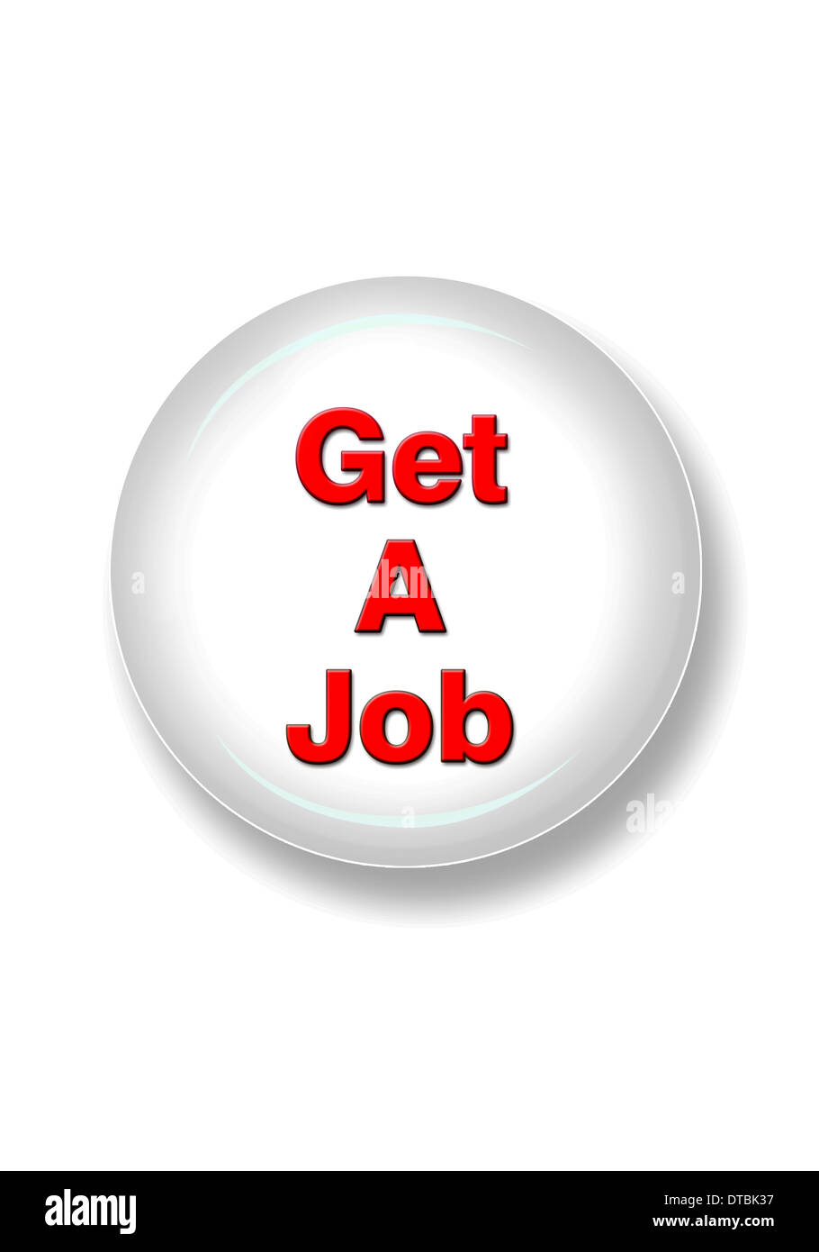 Get a job button Stock Photo - Alamy