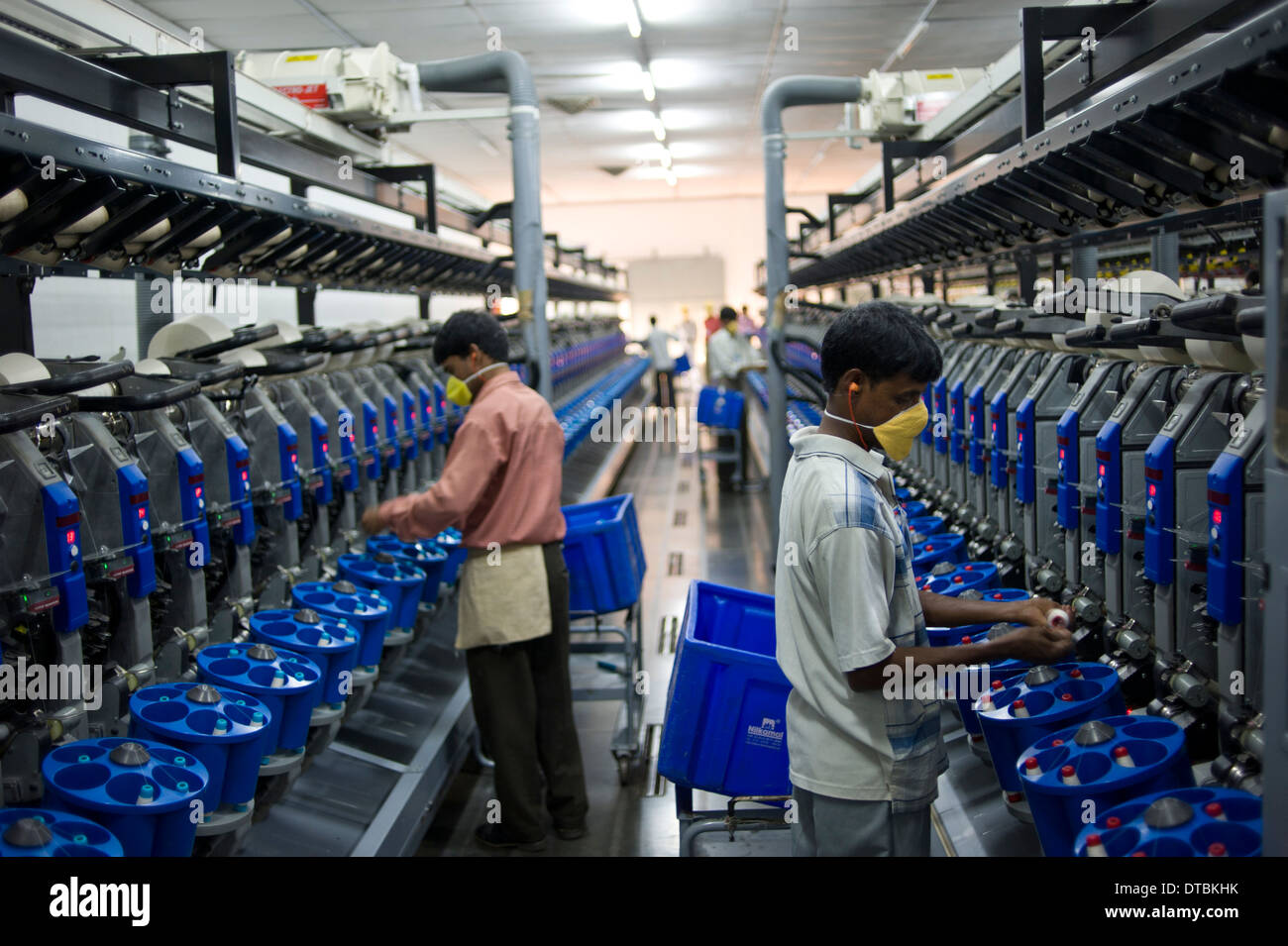 India Madhya Pradesh Indore , Mahima Fibres Ltd. spinning factory make ...