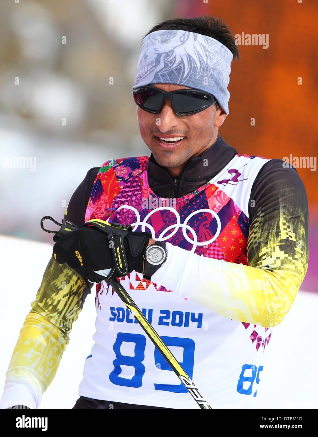Independant Olympic Participant (IOP) from India Nadeem Iqbal reacts in ...