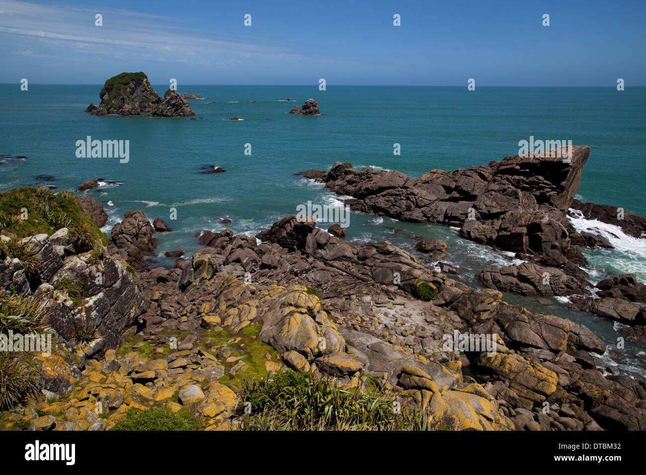 Cape Foulwind, westport, west coast, South Island, New Zealand Stock ...