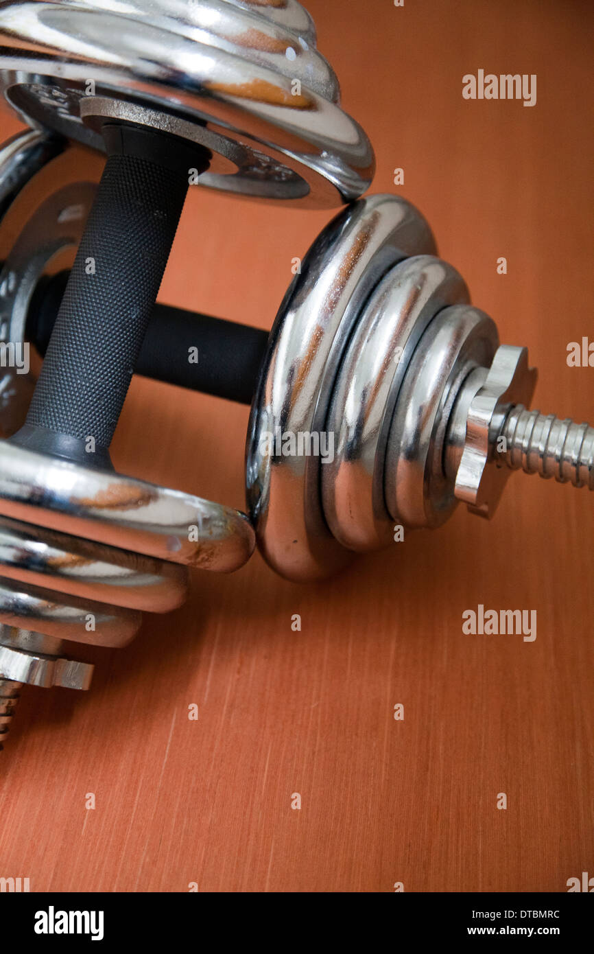 Adjustable weight dumbbells hi-res stock photography and images - Alamy