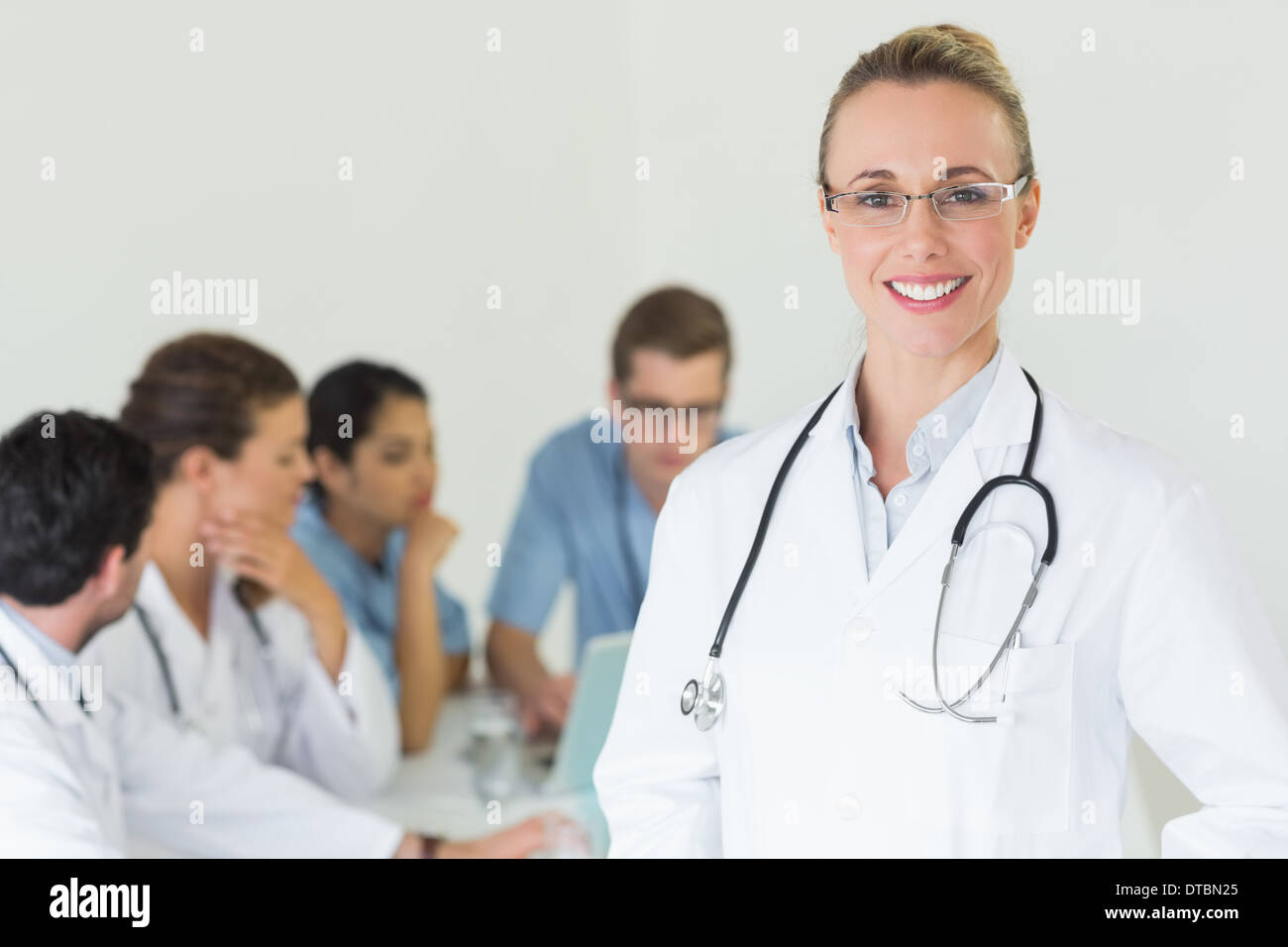 Happy professional doctor Stock Photo - Alamy