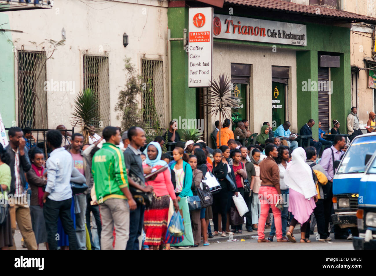 street scene, Piazza, Addis Ababa, Ethiopia Stock Photo - Alamy