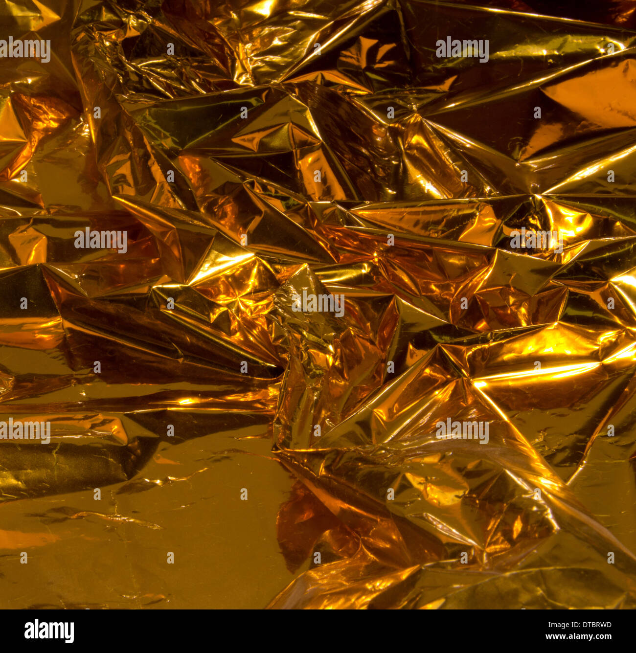 Creased gold foil hi-res stock photography and images - Alamy