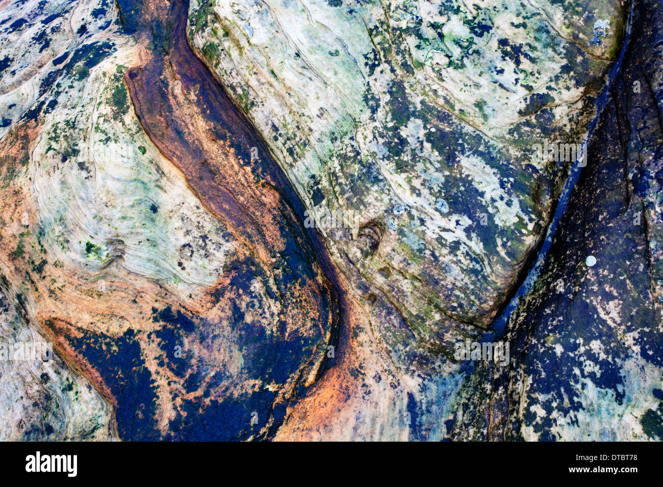 Coastal rock texture hi-res stock photography and images - Alamy