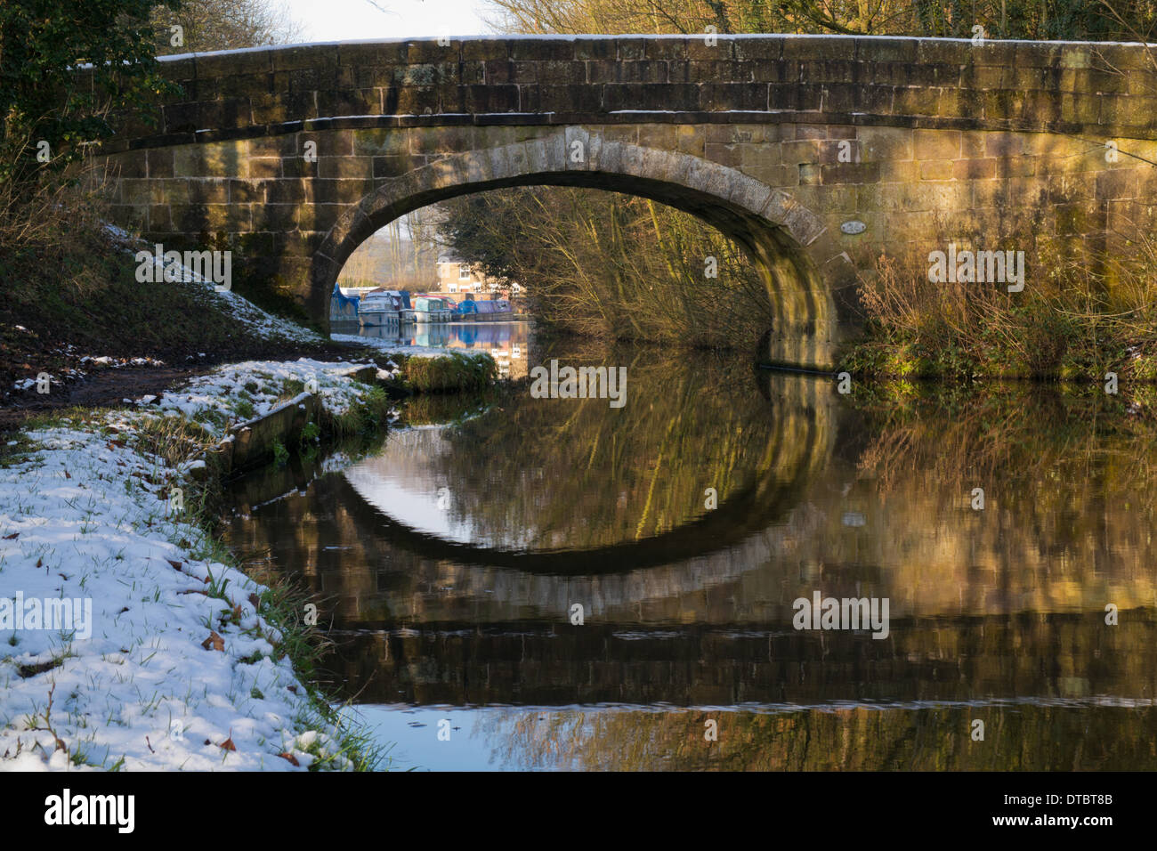 Bridge over the Lancaster canal Stock Photo - Alamy
