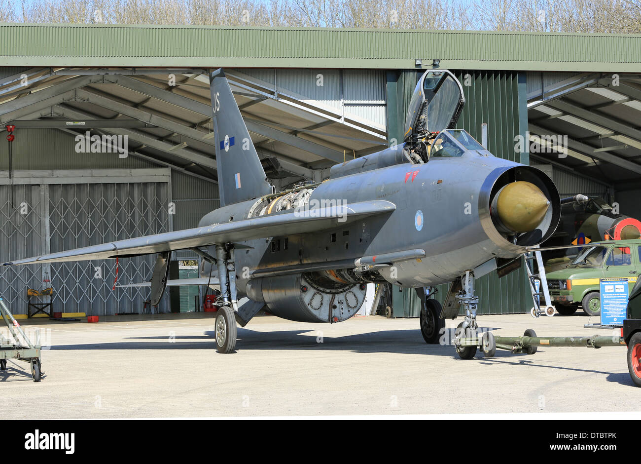 English Electric Lightning at Bruntingthorpe Stock Photo - Alamy