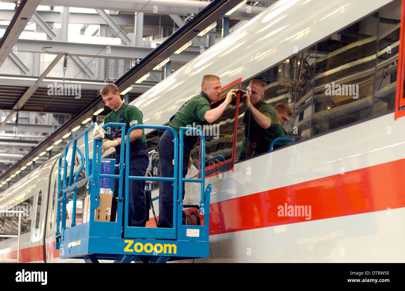 German Bahn AG , ICE depot Stock Photo - Alamy