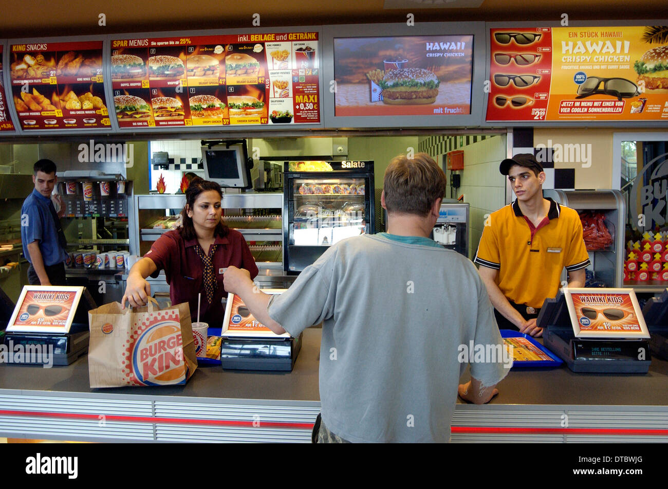 Burger King Restaurant Stock Photo - Alamy