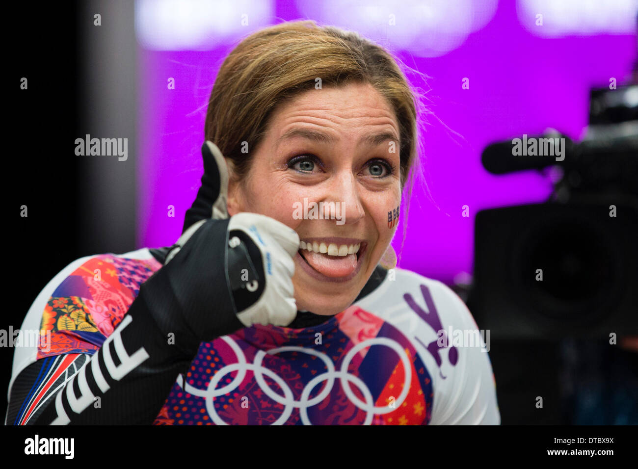 Sochi, Krasnodar Krai, Russia. 14th Feb, 2014. Noelle PIKUS-PACE (USA ...
