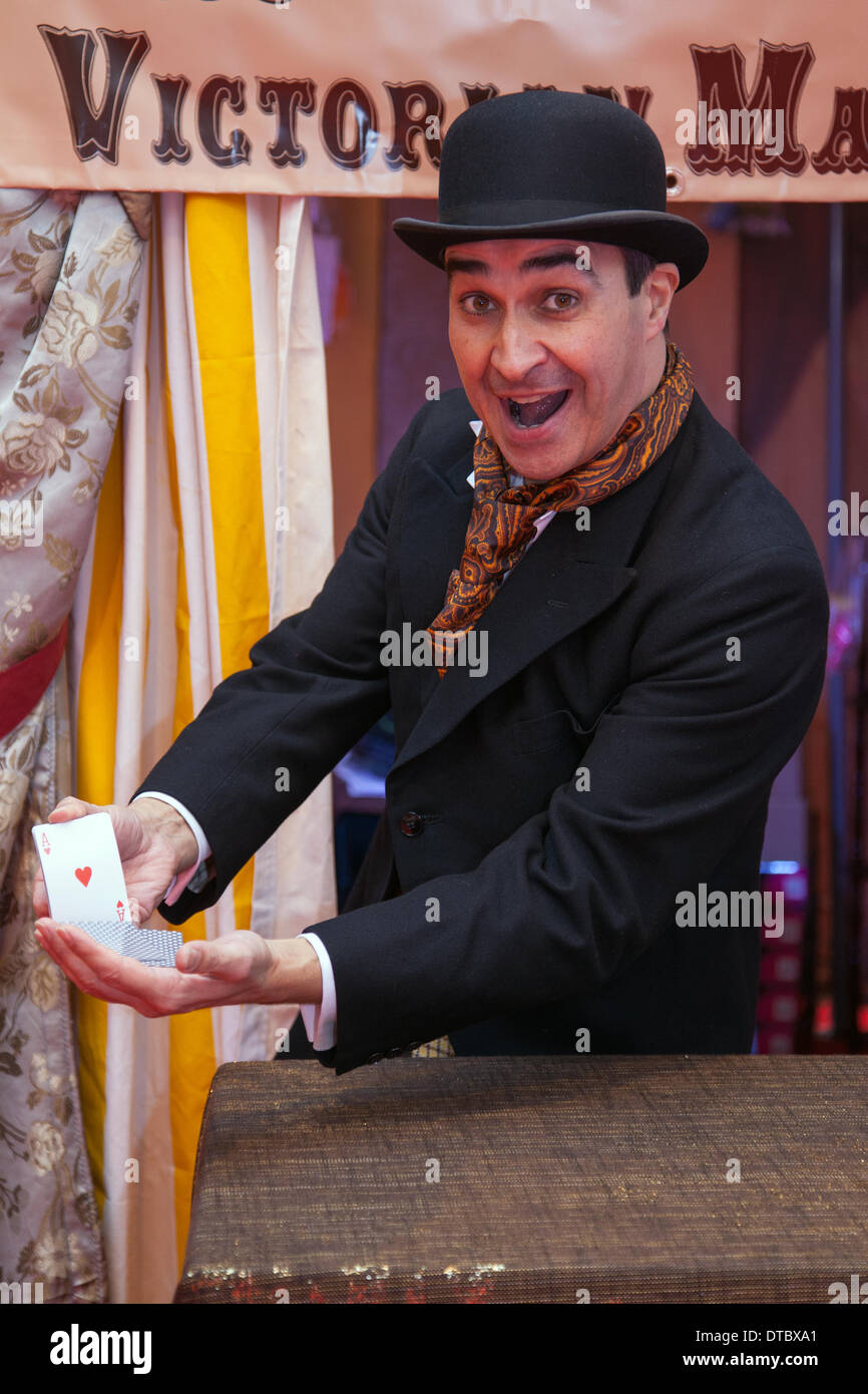 Adrian Catch magician at Blackpool's annual festival of circus, magic ...