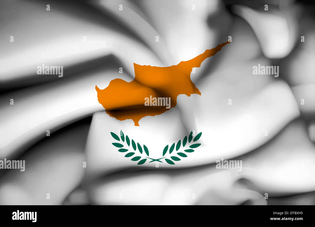 Cyprus waving flag Stock Photo - Alamy