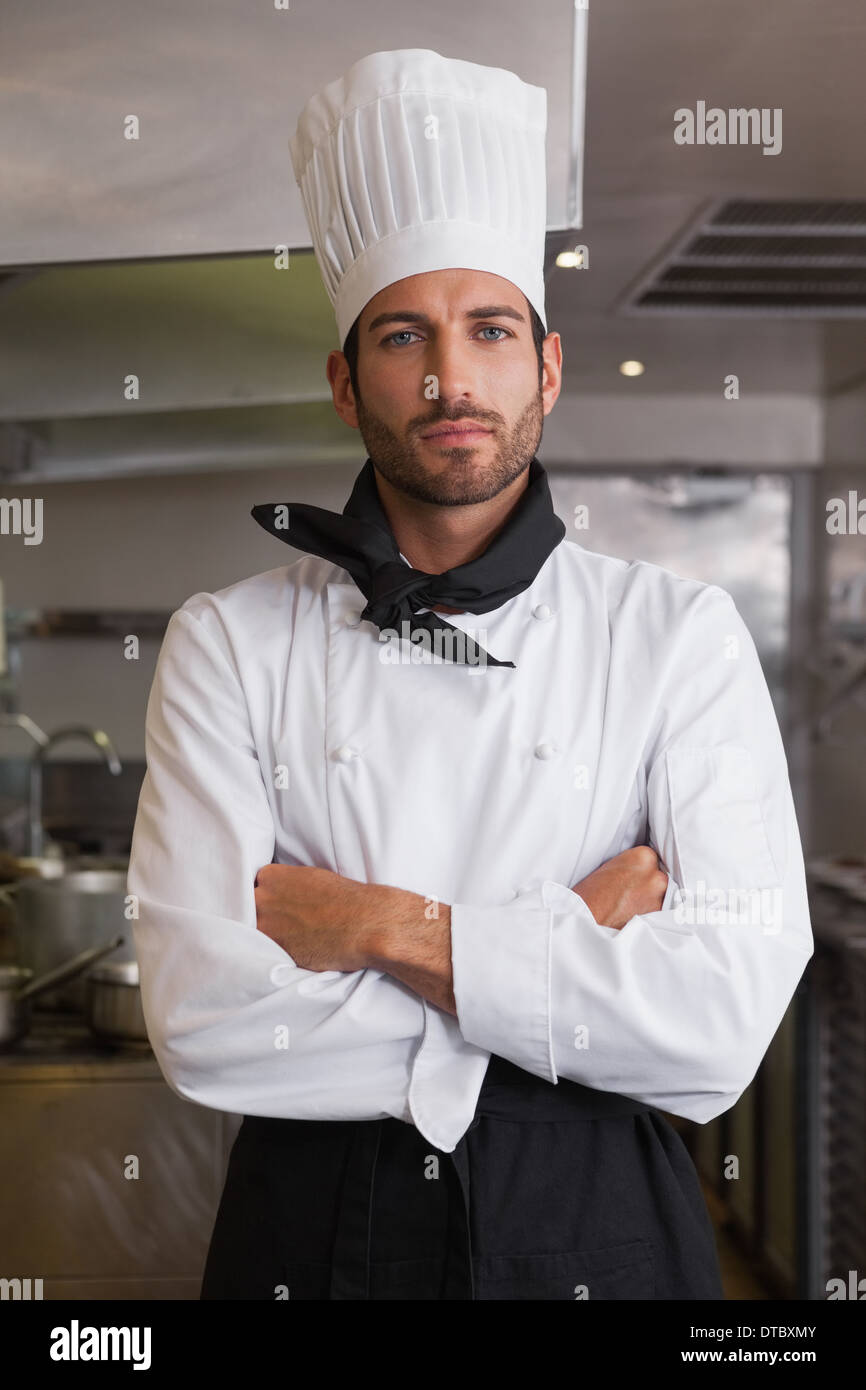 Chef looking to camera hi-res stock photography and images - Alamy