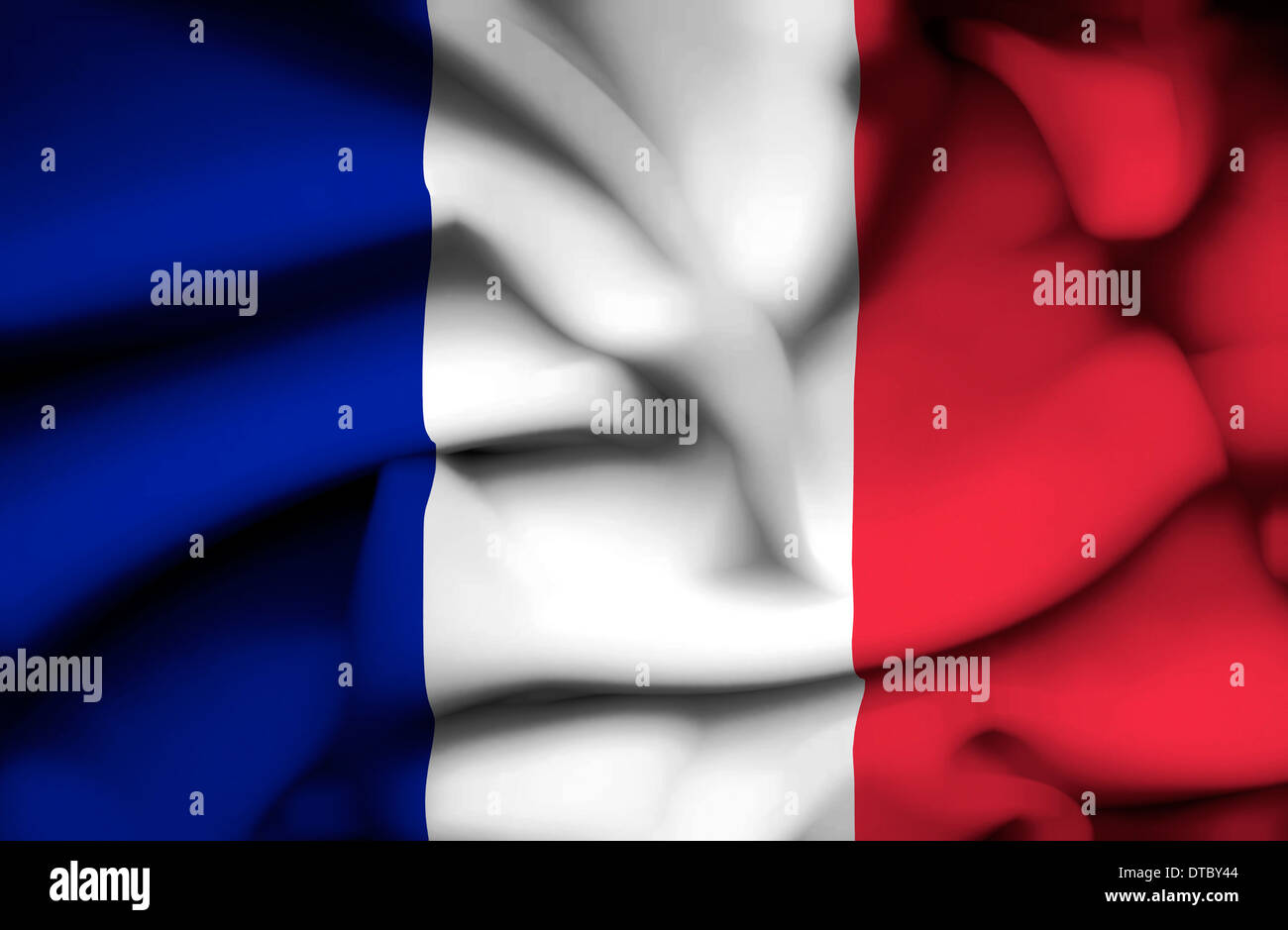 France waving flag Stock Photo - Alamy