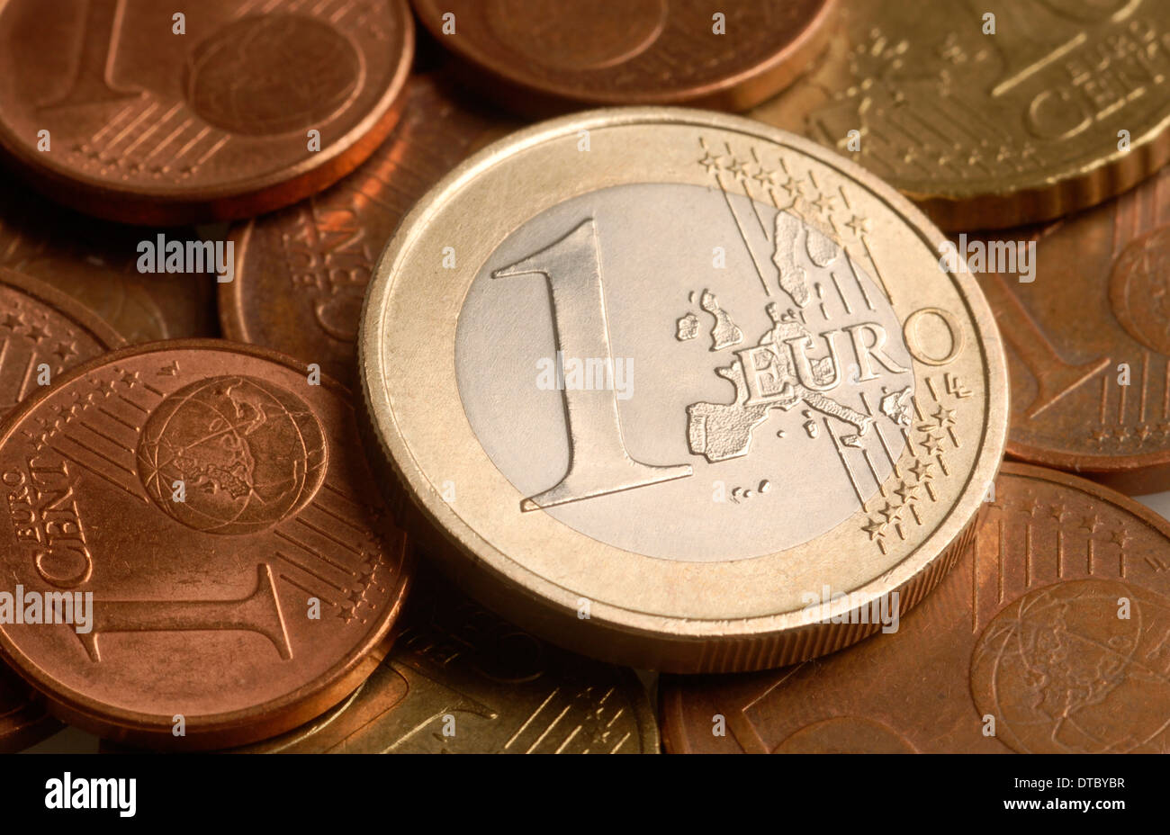 Euro - coin Stock Photo - Alamy