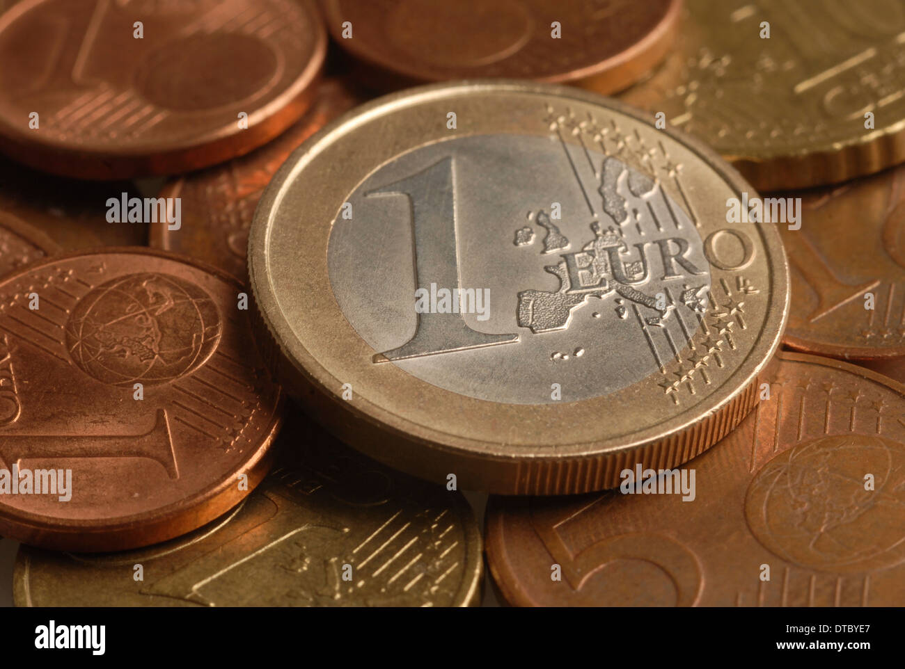 Euro - coin Stock Photo - Alamy