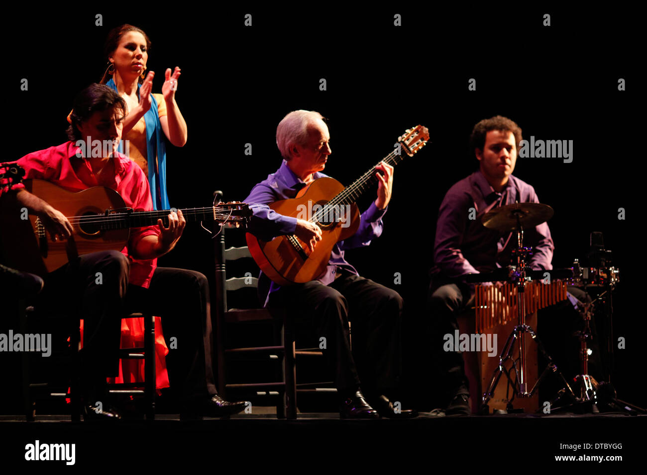 Spanish flamenco guitarist Paco Peña Stock Photo - Alamy