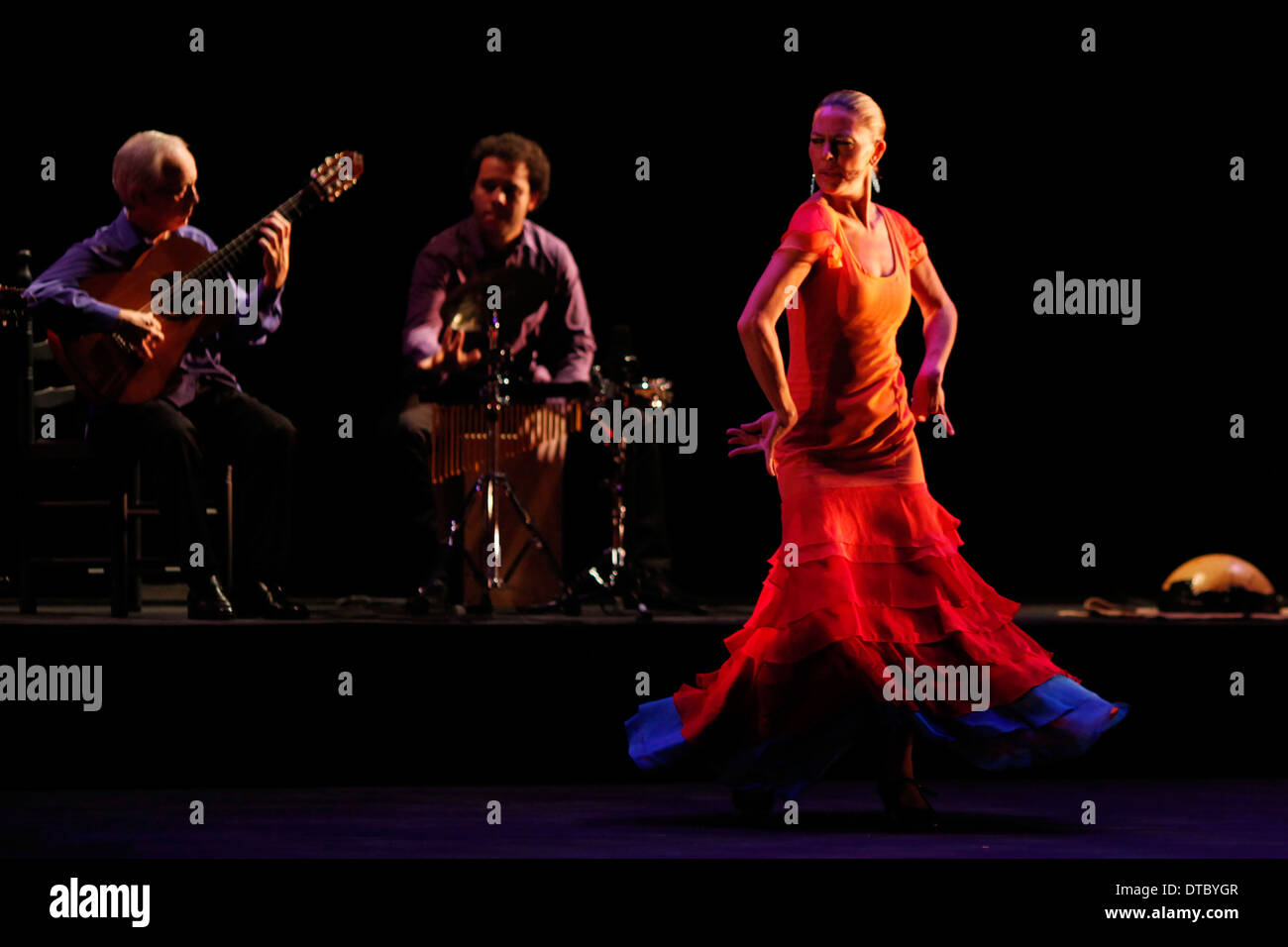 Spanish flamenco guitarist Paco Peña Stock Photo - Alamy