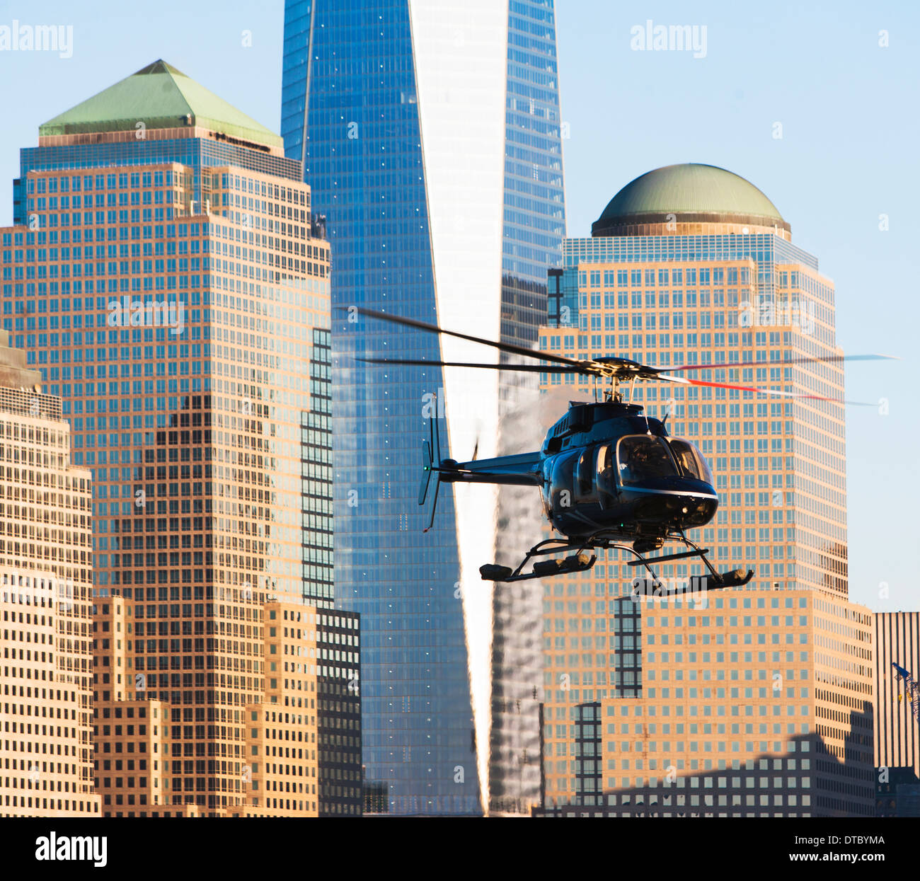 Helicopter And Office Buildings High Resolution Stock Photography and ...