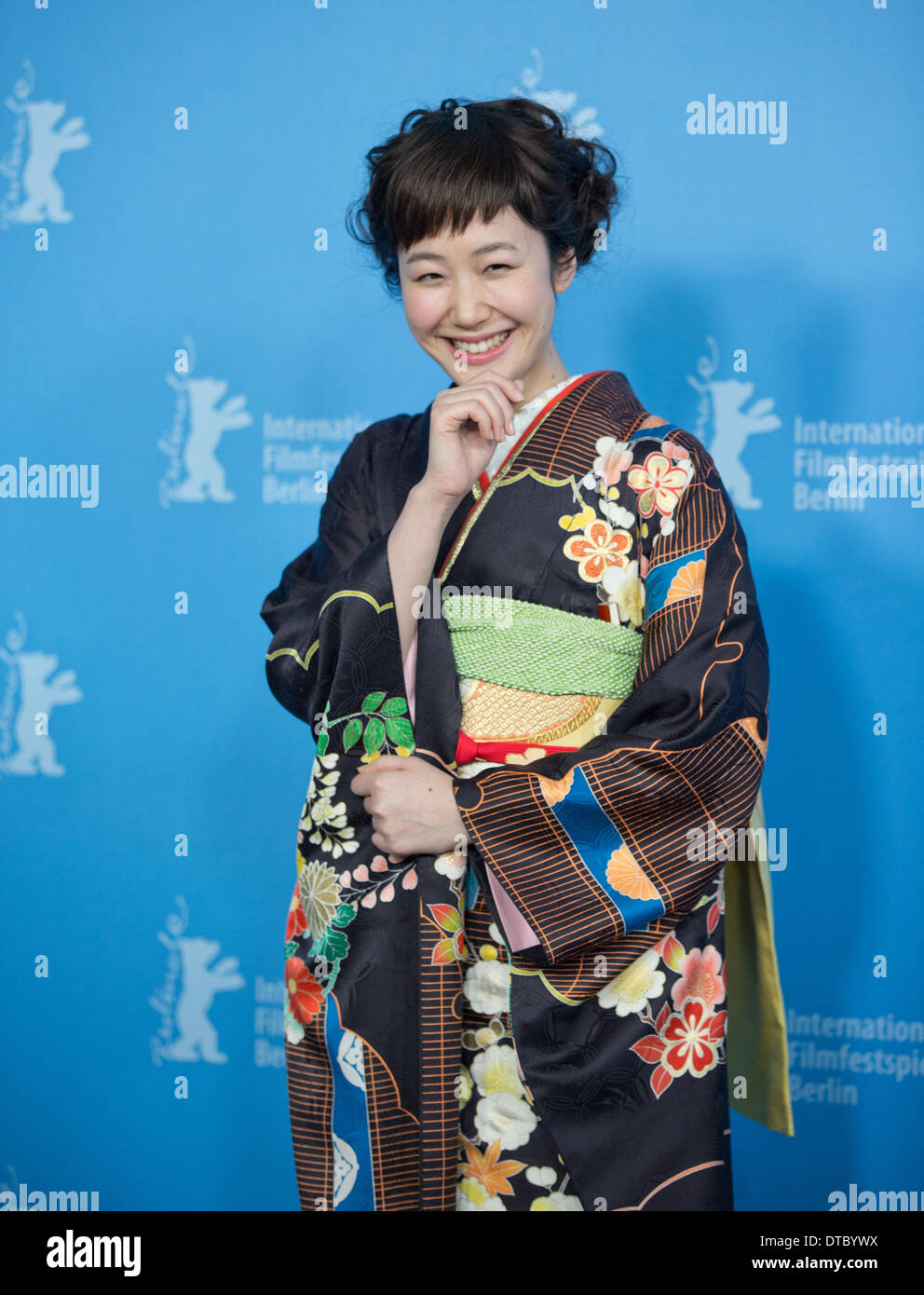 Berlin, Germany. 14th Feb, 2014. Japanese actress Haru Kuroki poses ...