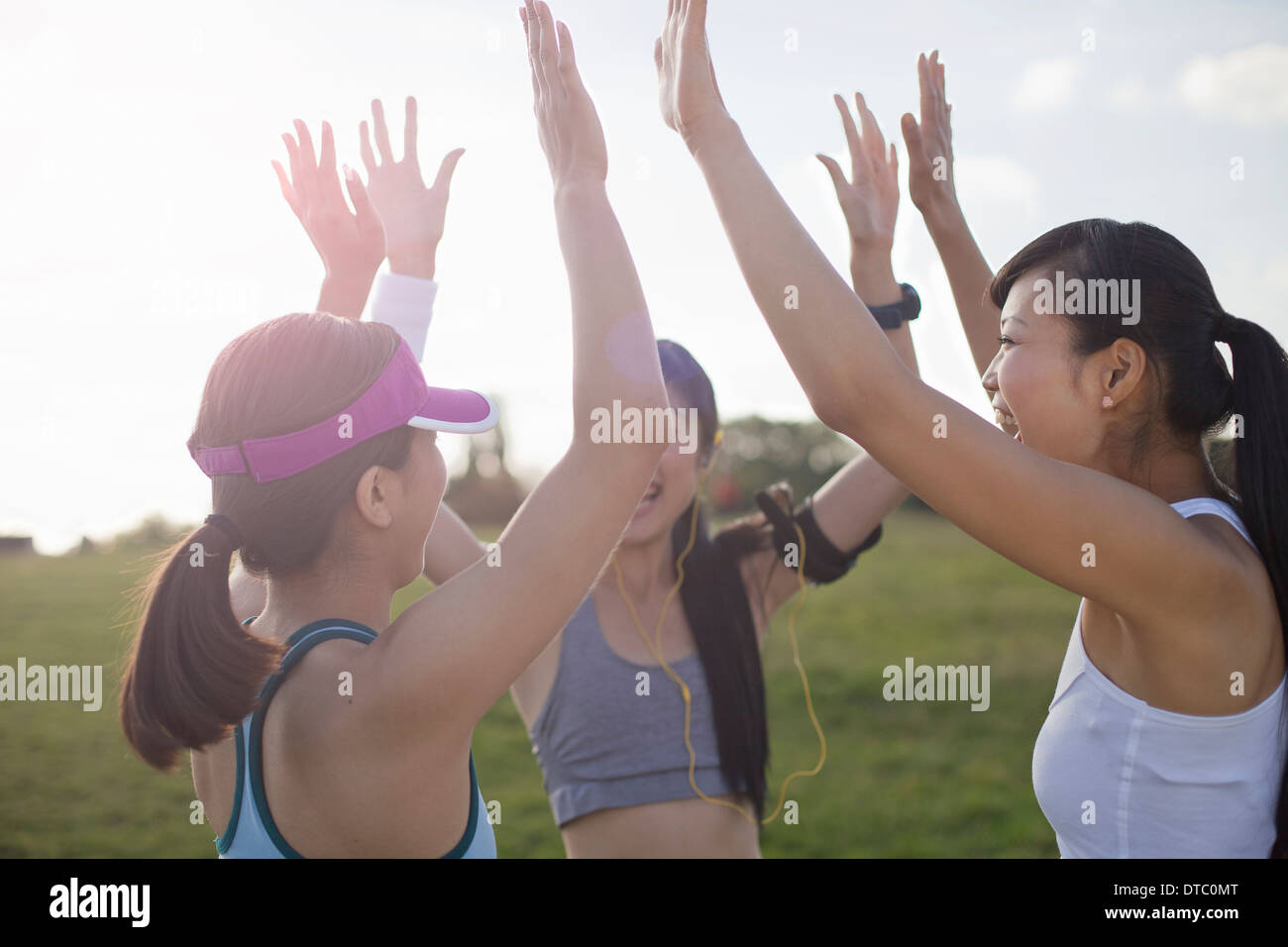 Three runners hi-res stock photography and images - Alamy