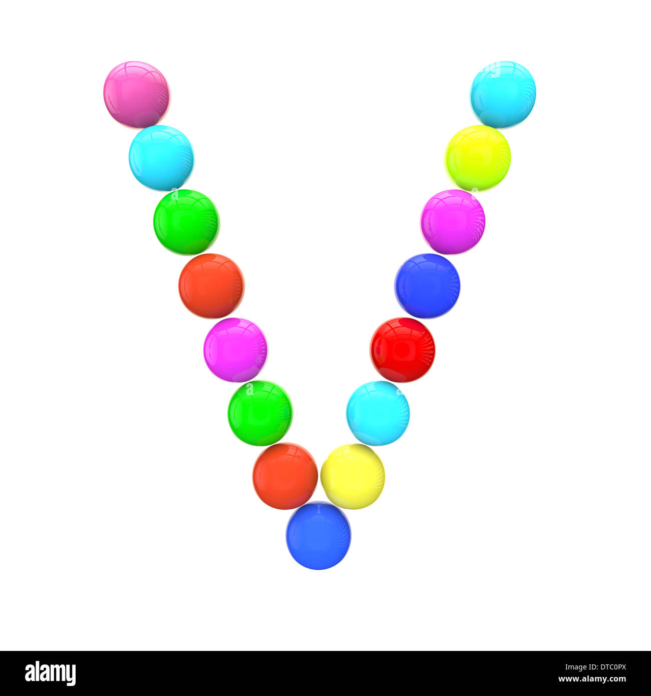 Inscription from color letters Cut Out Stock Images & Pictures - Alamy