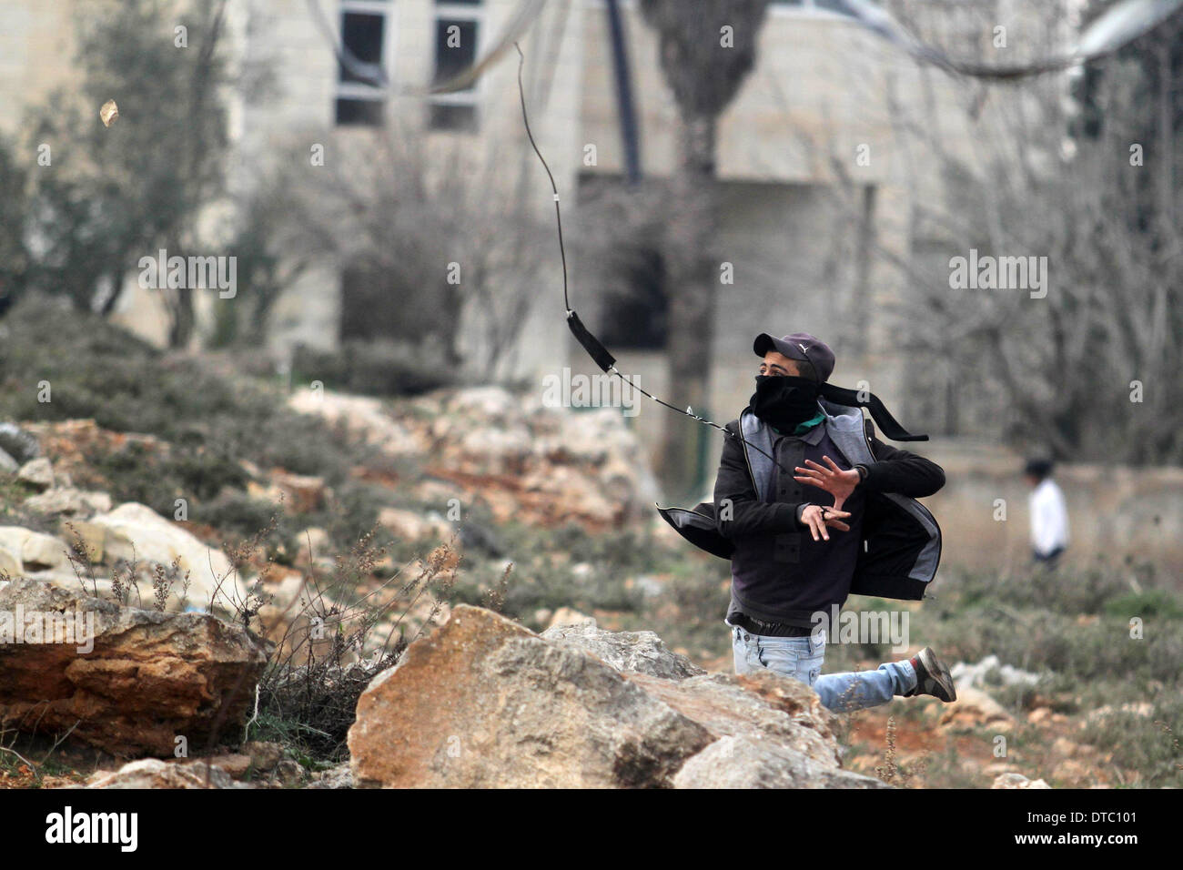 Ramallah, West Bank, Palestinian Territory. 14th Feb, 2014. A ...