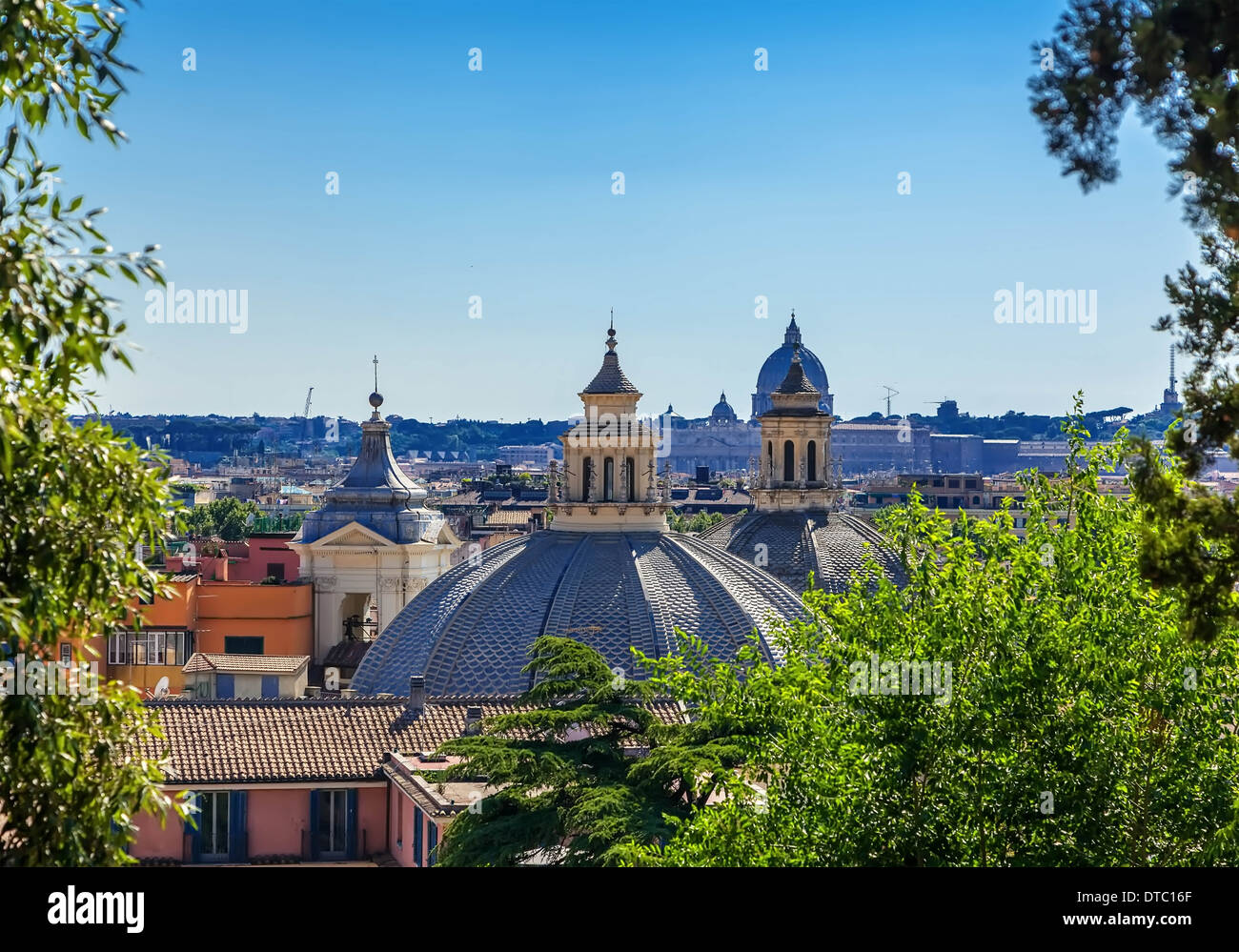 Rome. Top view Stock Photo - Alamy