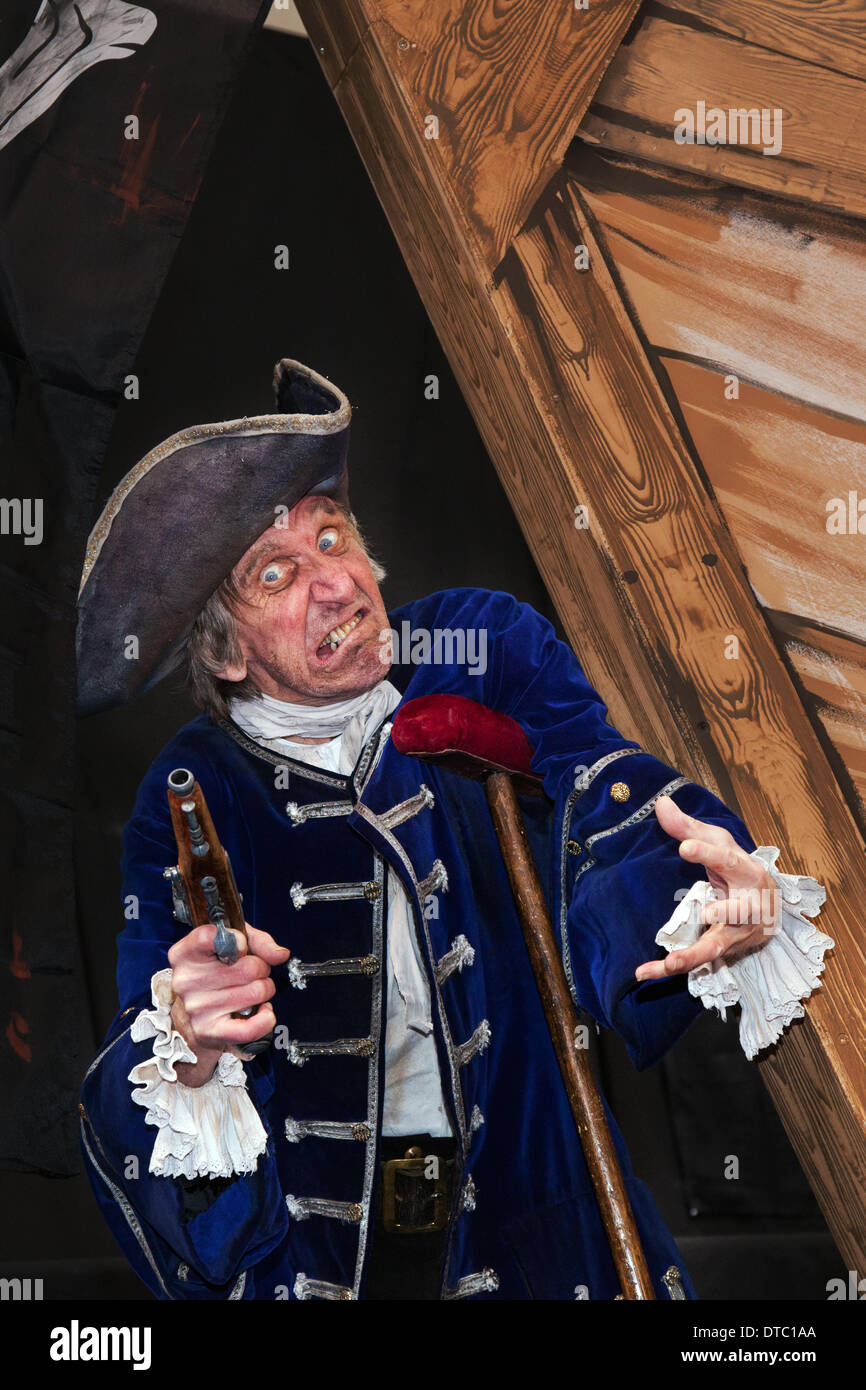 Long john silver pirate hi-res stock photography and images - Alamy