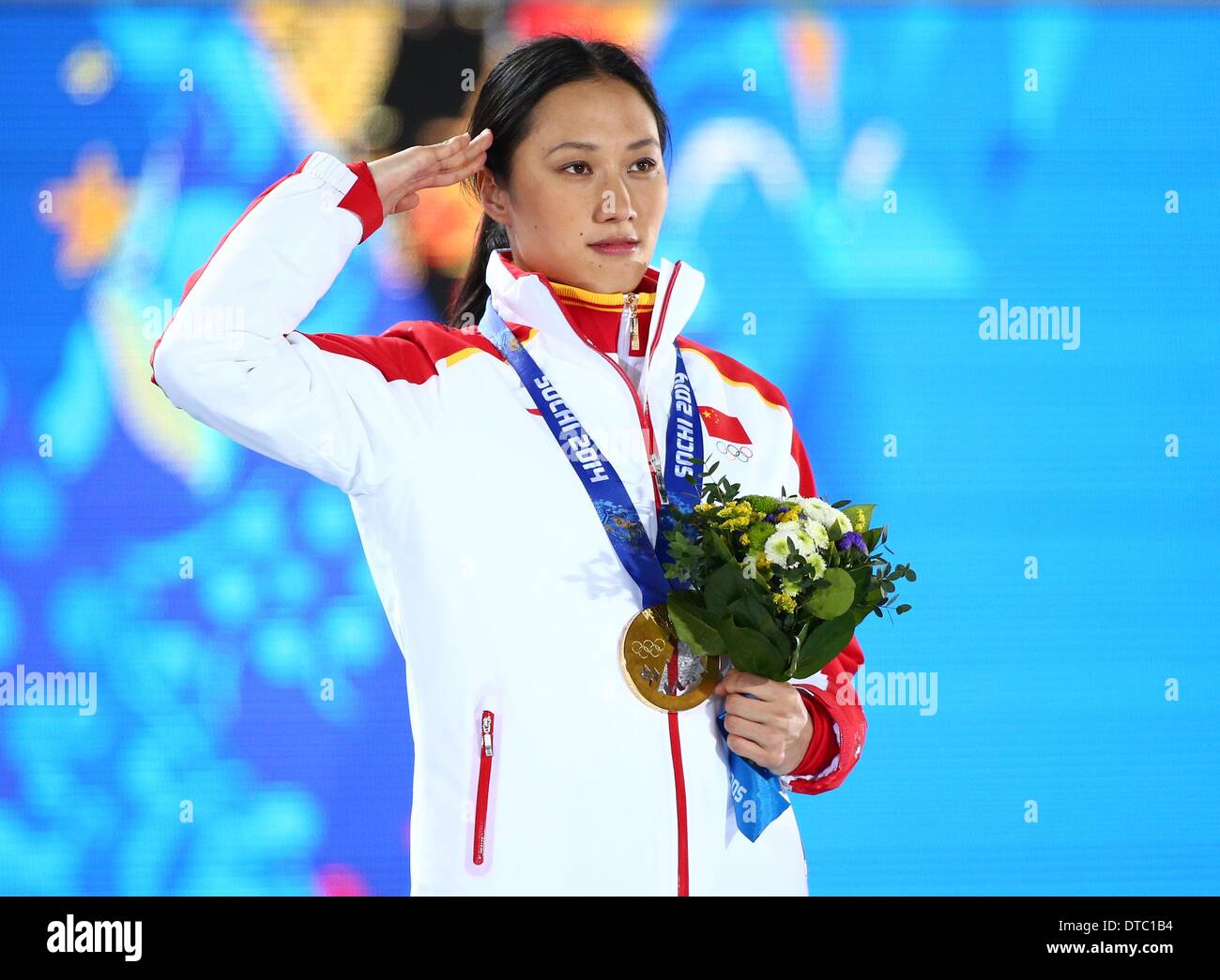 Womens 1000m medal ceremony hi-res stock photography and images - Alamy
