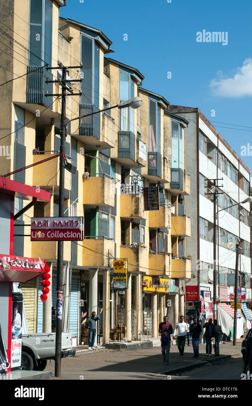 street scene, Piazza, Addis Ababa, Ethiopia Stock Photo - Alamy