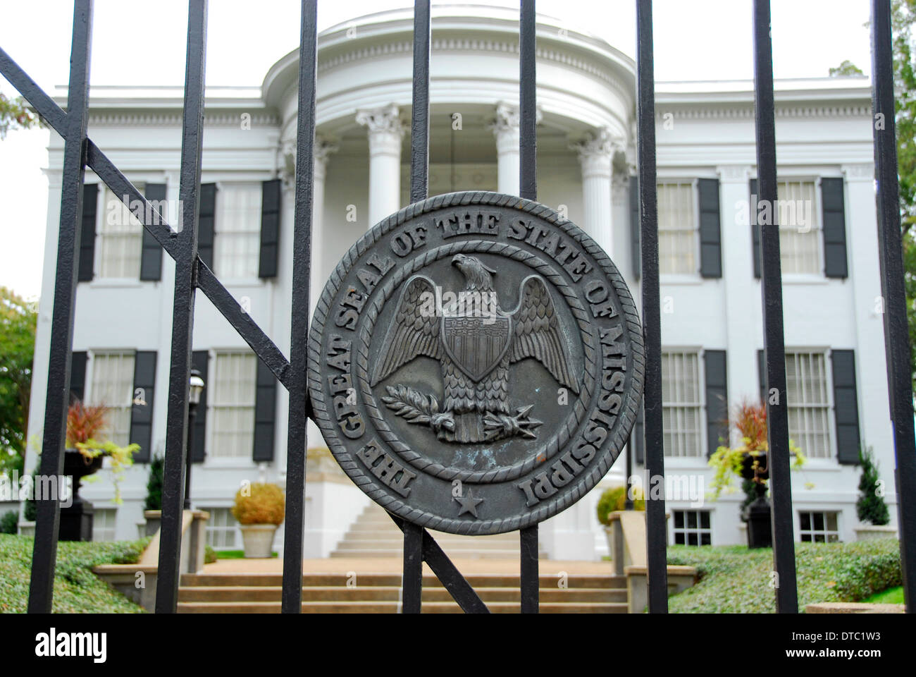 Governor's Mansion in Jackson, Mississippi Stock Photo - Alamy