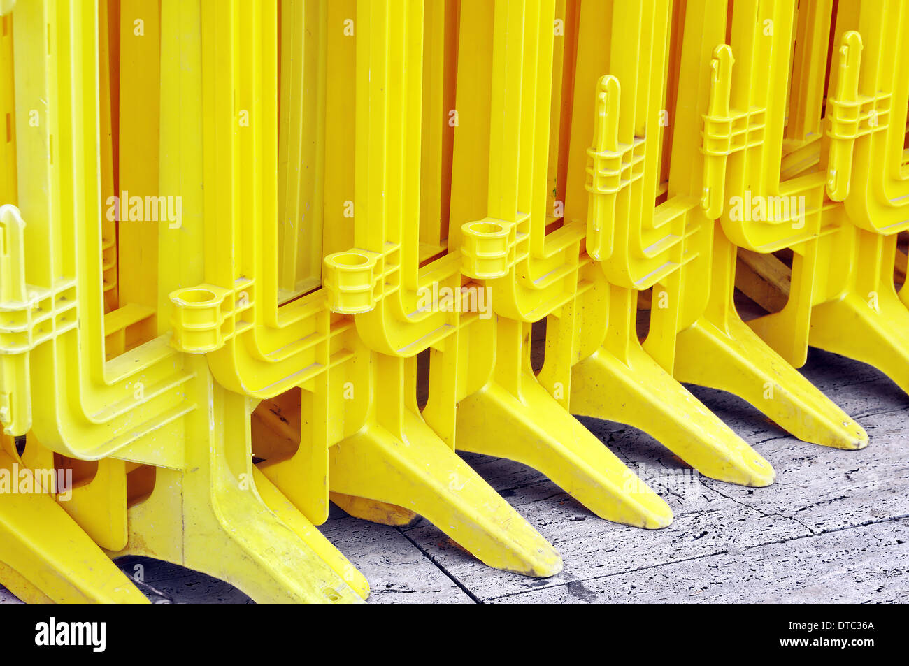 Plastic safety barrier hi-res stock photography and images - Alamy