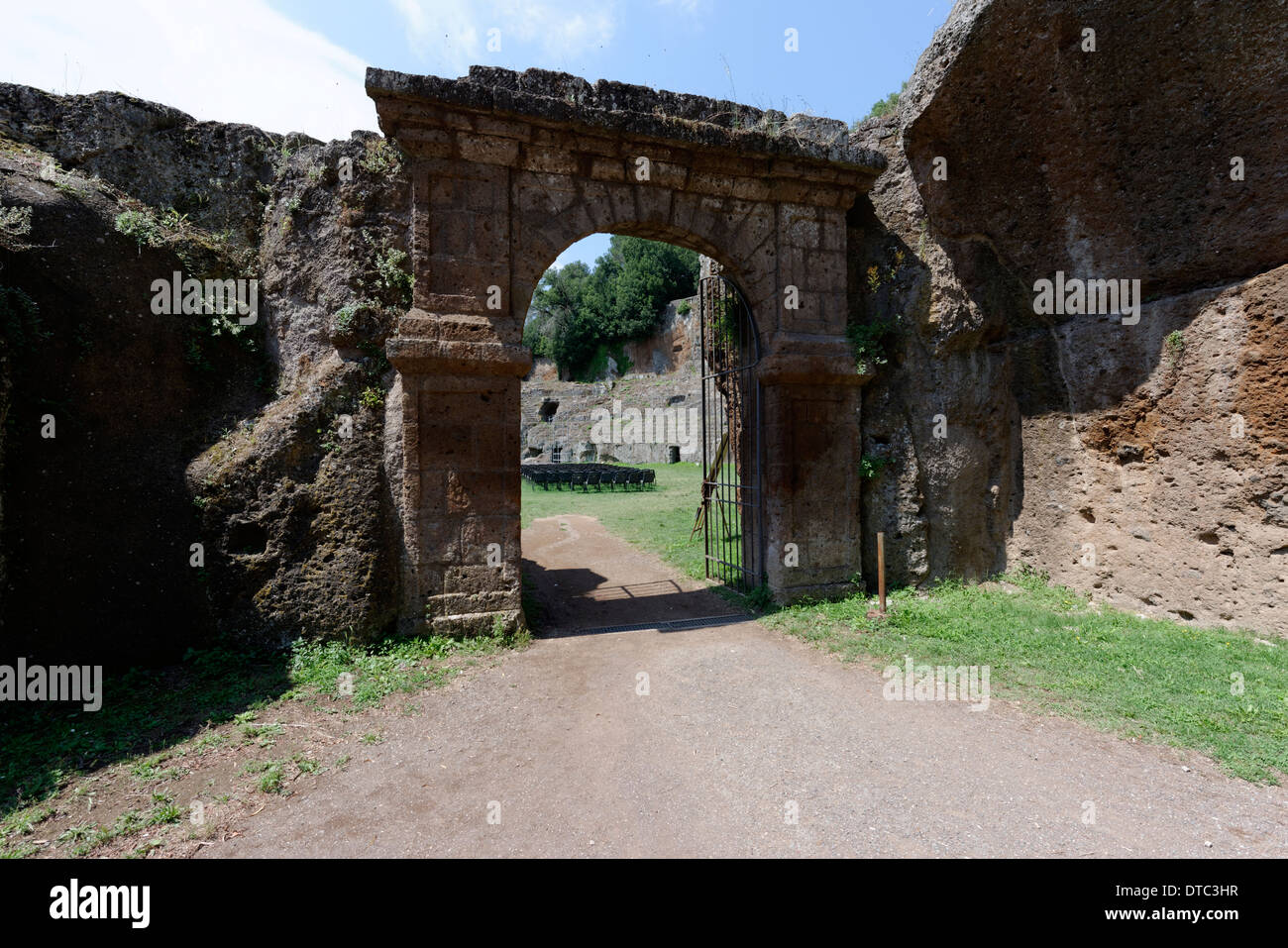 Italy lazio sutri roman amphitheatre hi-res stock photography and ...
