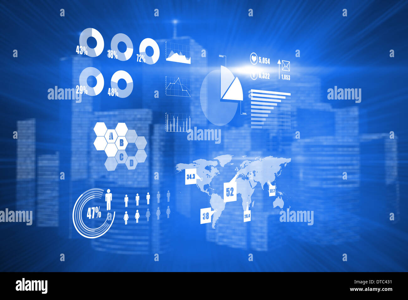 Composite image of technology interface Stock Photo - Alamy