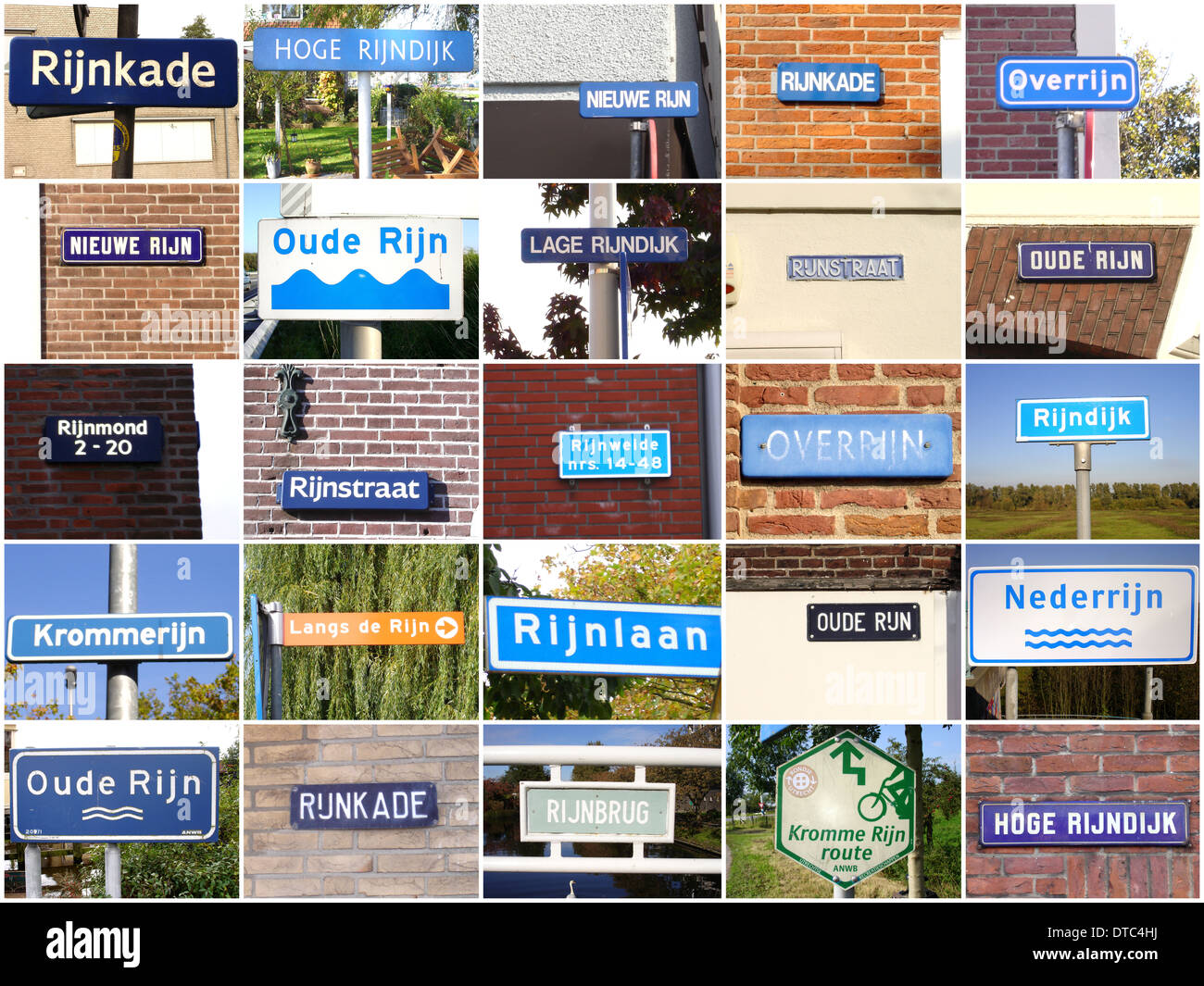 Collage of traffic signs hi-res stock photography and images - Alamy